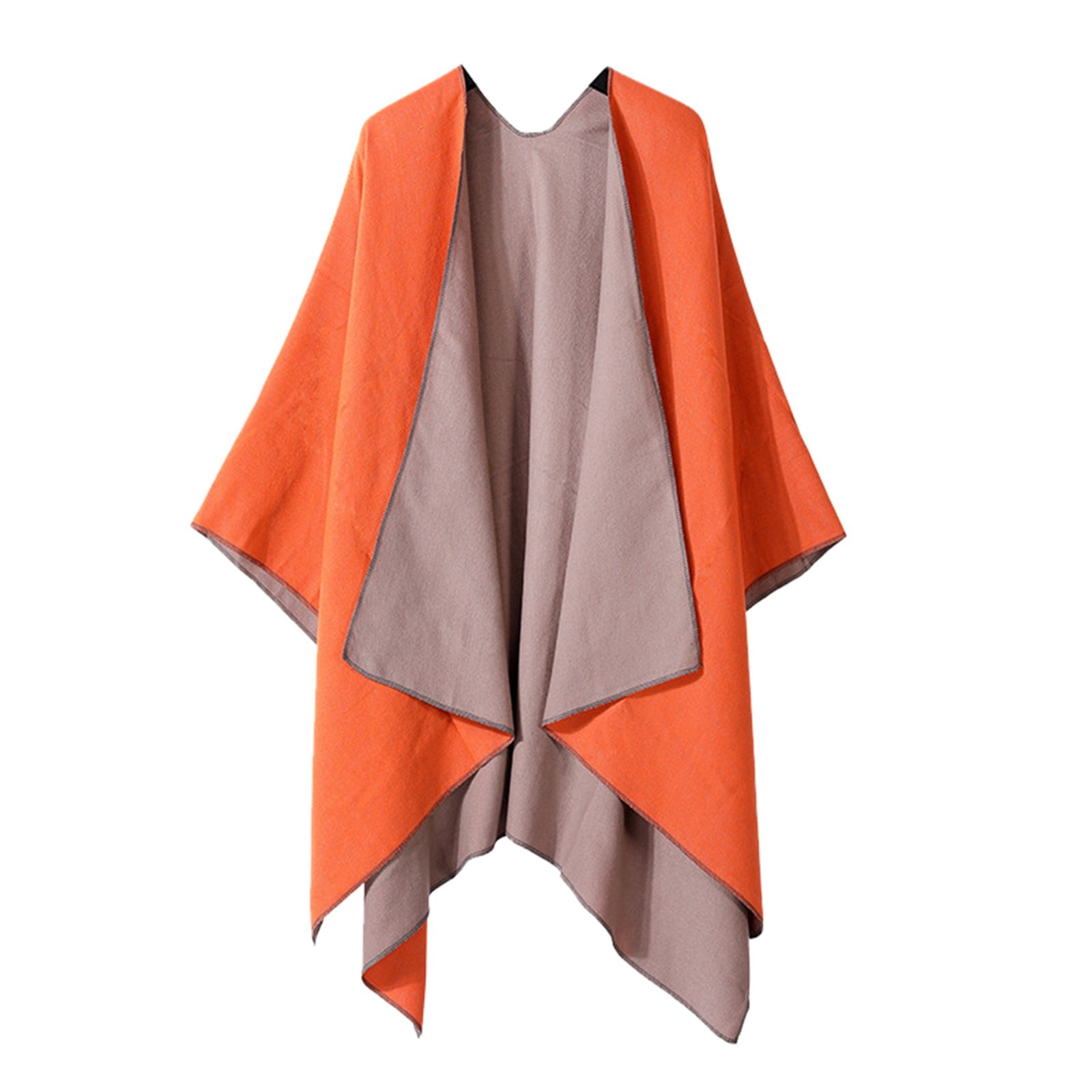 GZWYHT Shawl Wraps,Shawl Autumn Winter Imitation Solid Colored Cloak ...