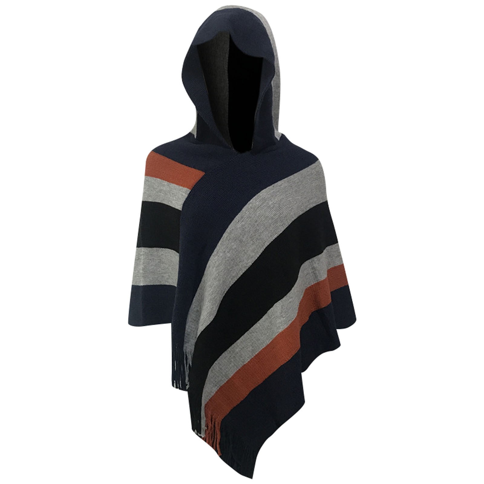 GZWYHT Shawl Wraps,Silk Scarf Women's Hooded Thermal Cloak Sleeveless ...