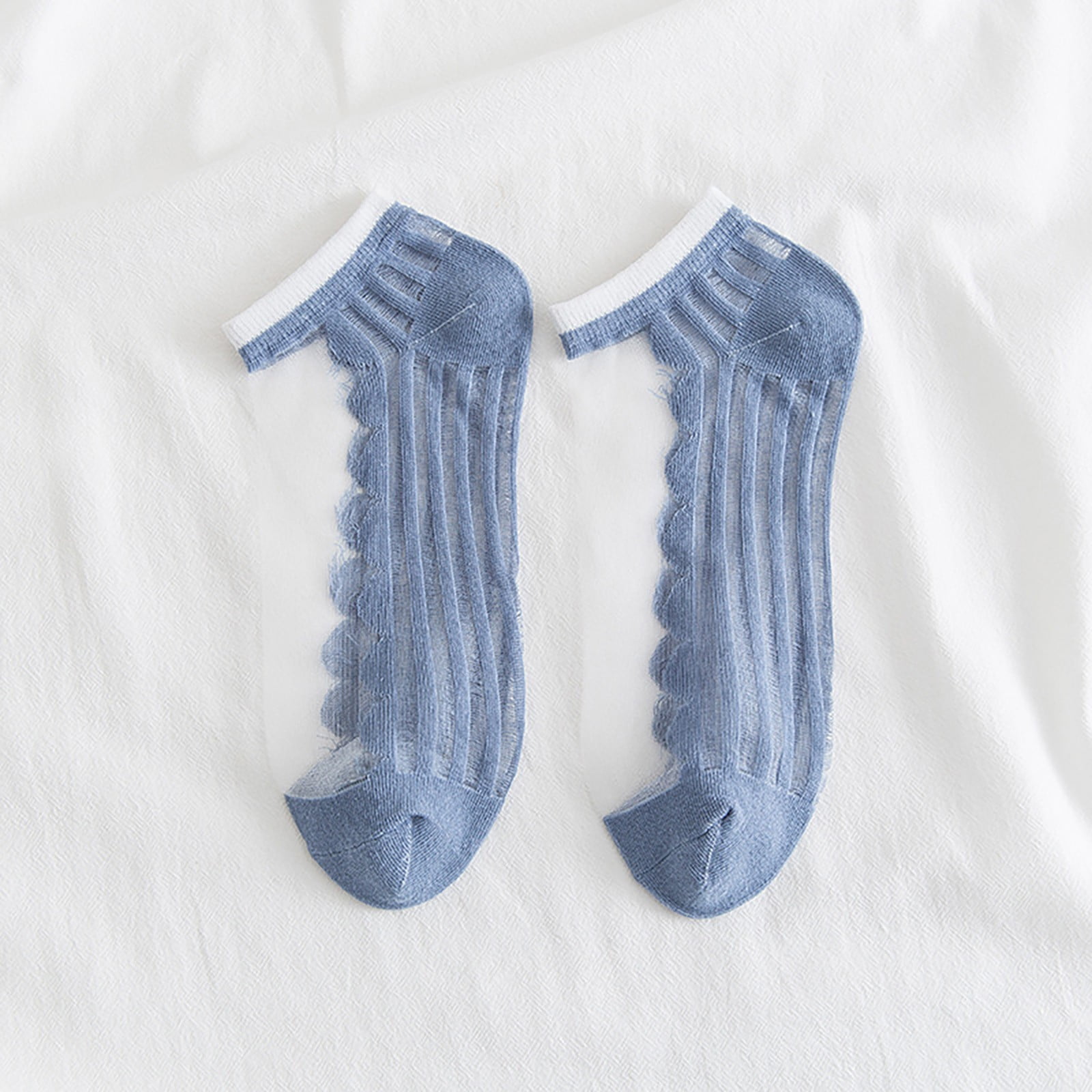GZWYHT No Show Socks,Dress Socks Crystal Tulle Pearl Summer Socks Women ...