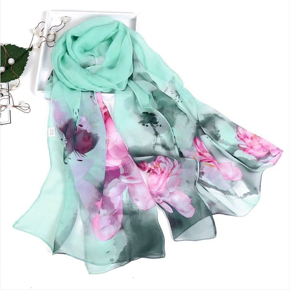 GZWYHT Silk Scarf,Scarves for Women Lightweight Women Printing Long ...