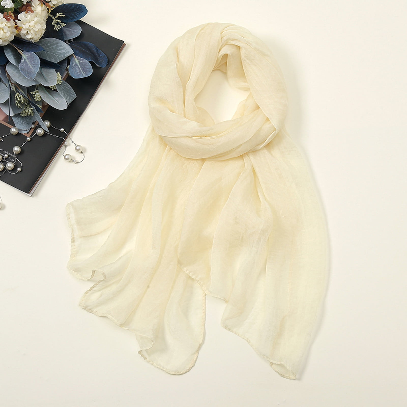 GZWYHT Silk Scarf,Scarves for Women Lightweight Women Summer Casual ...