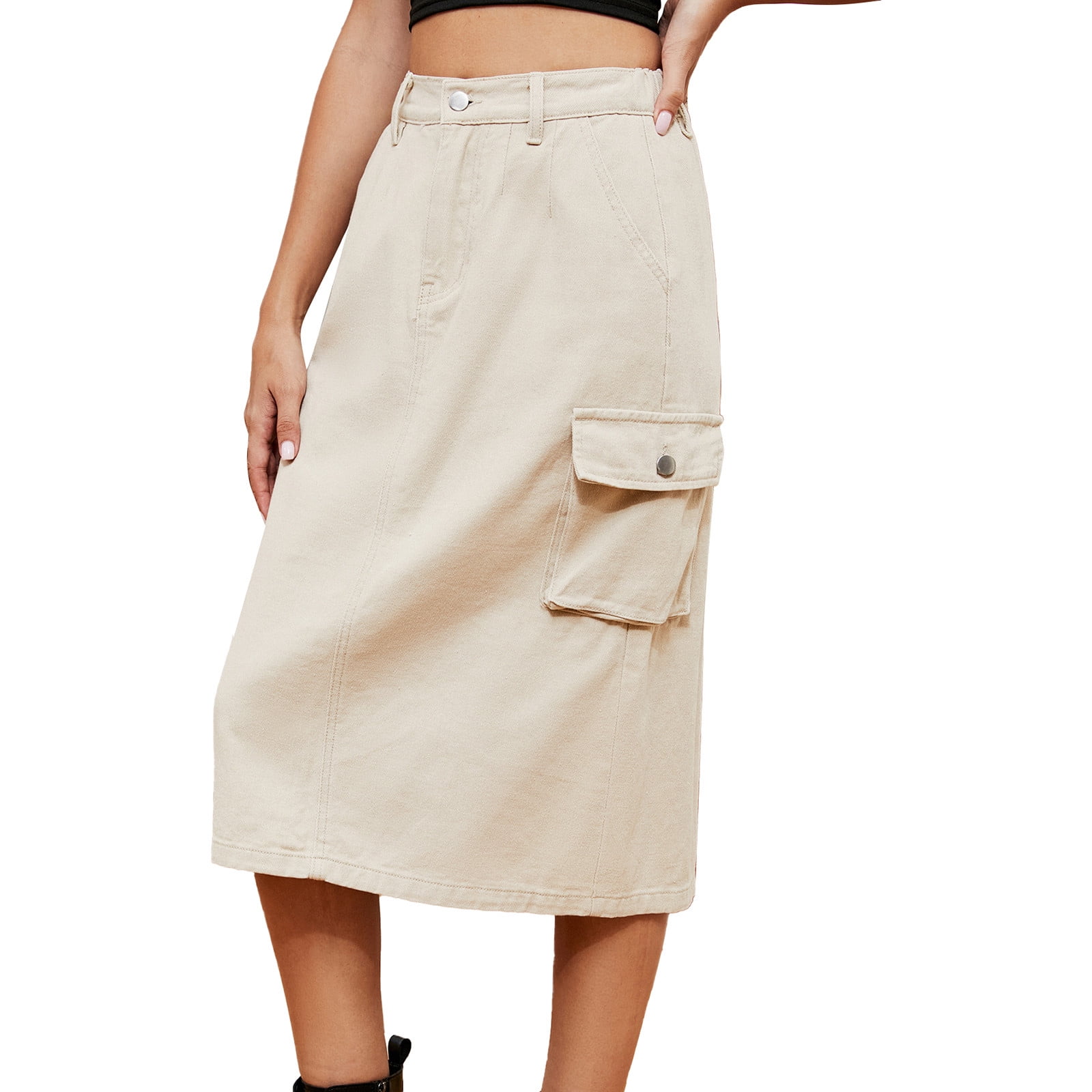 Gzwyht Skirts For Womendenim Skirt Sexy Slim Irregular Skirt European And American Fashion