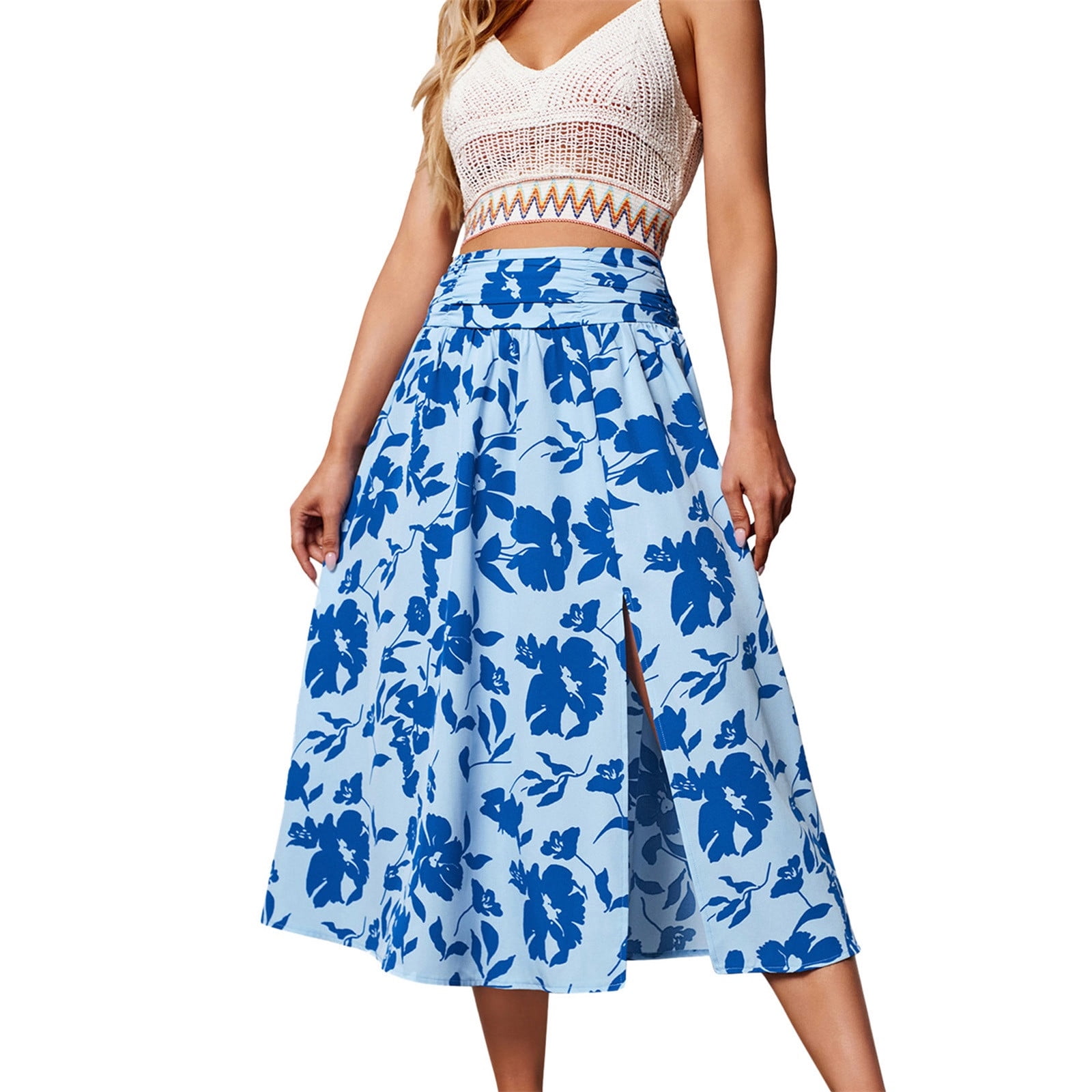 Gzwyht Skirts For Womenmidi Skirt Sexy Slim Irregular Skirt European And American Fashion Trend