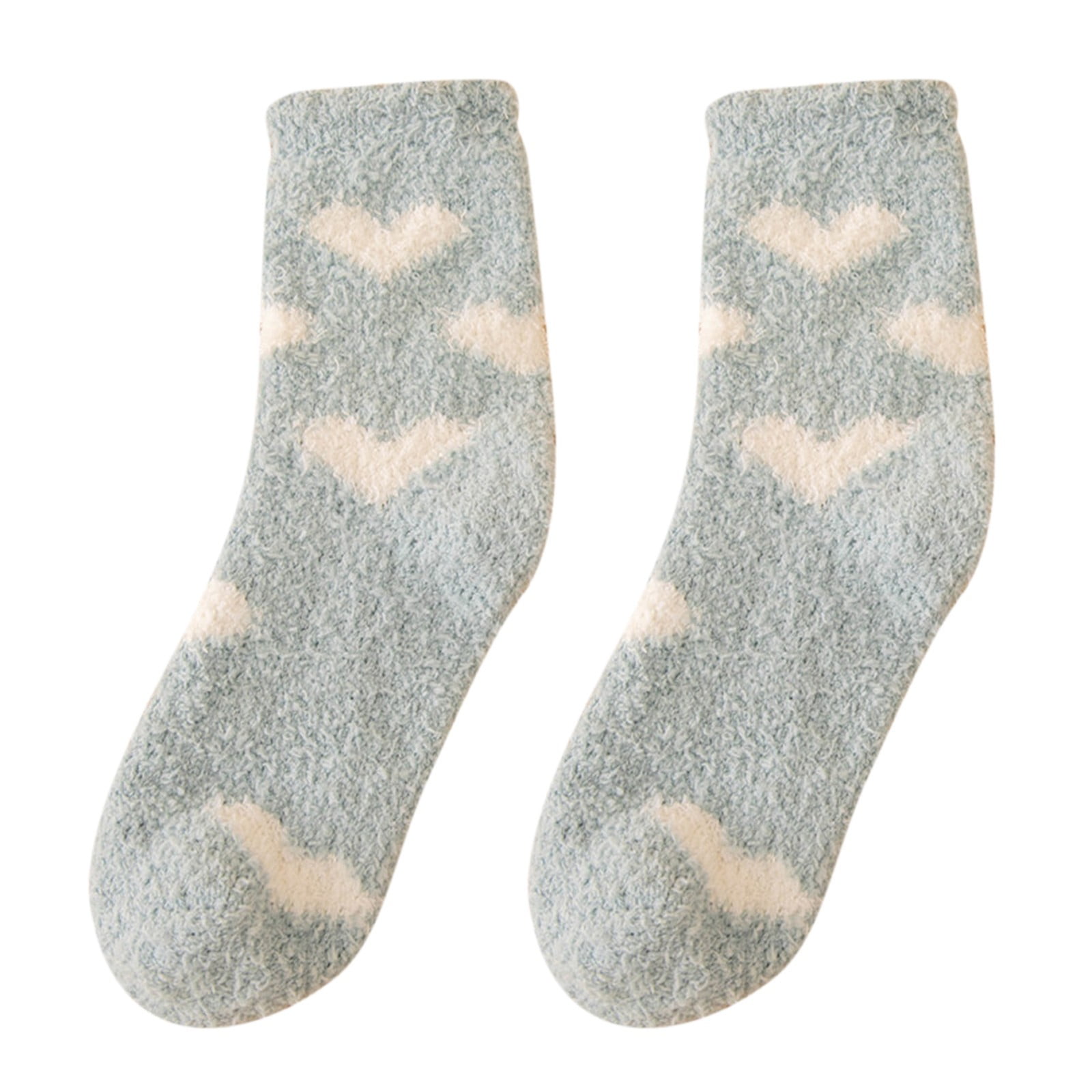 GZWYHT Socks for Women Crew Socks Womens Coral Socks Heart Print Socks ...