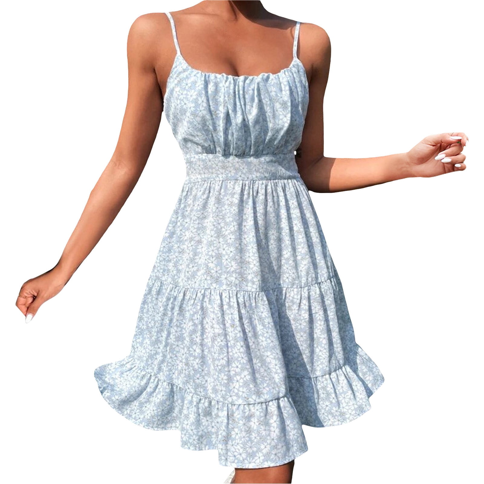 Gzwyht Summer Dresses Dresses For Women 2024 Temperament Commute Mid