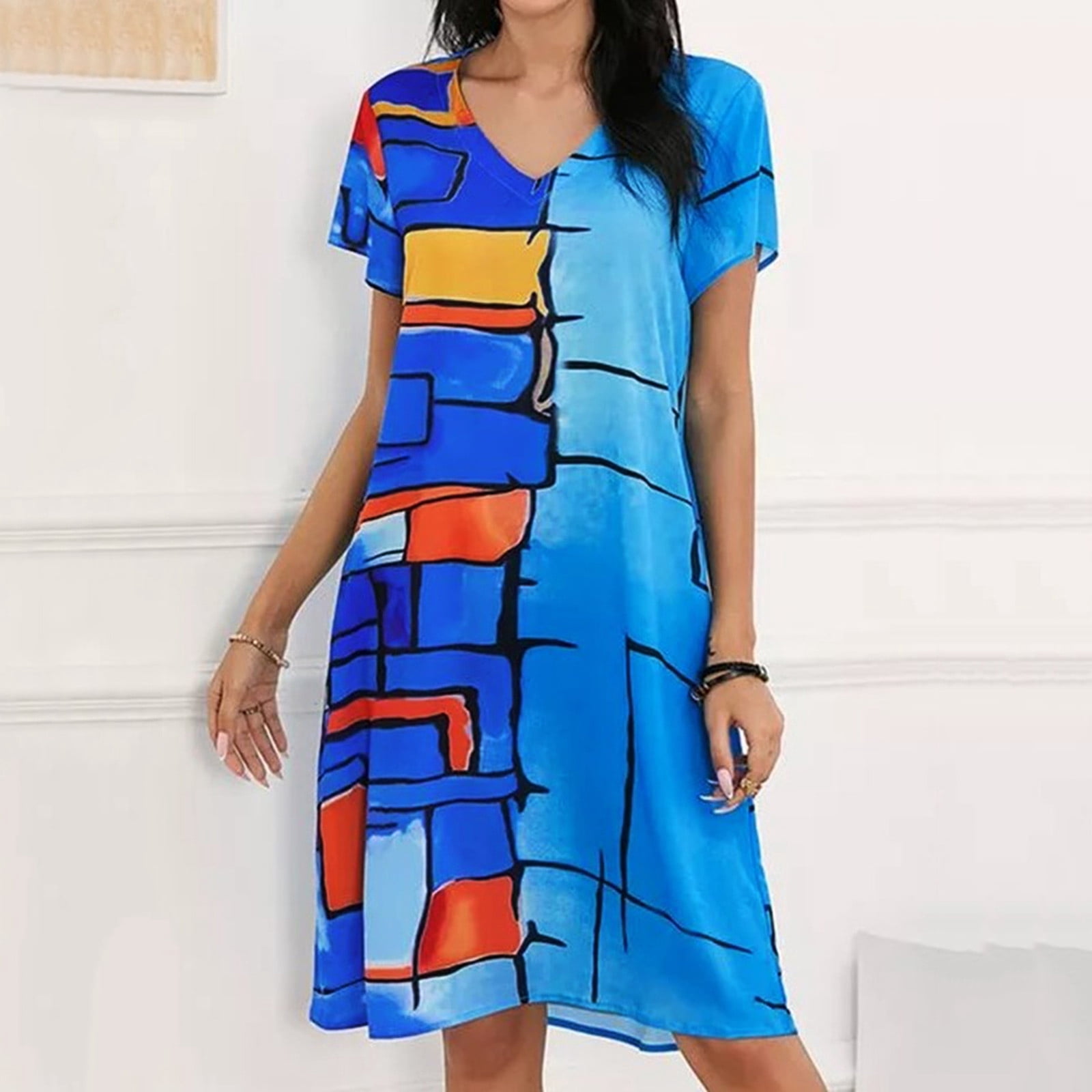 GZWYHT Summer Dresses,Dresses for Women 2025 Womens Fashion Short ...