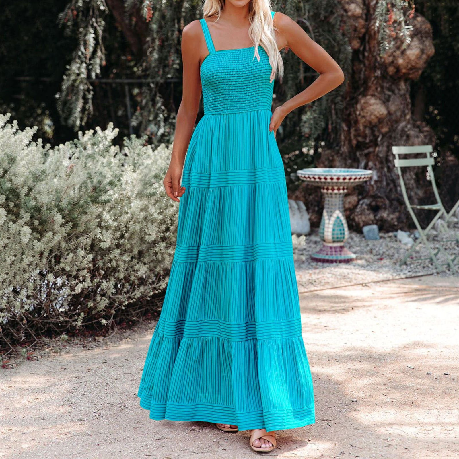 GZWYHT Summer Dresses,Dresses for Women 2025 Womens Casual Boho Maxi ...