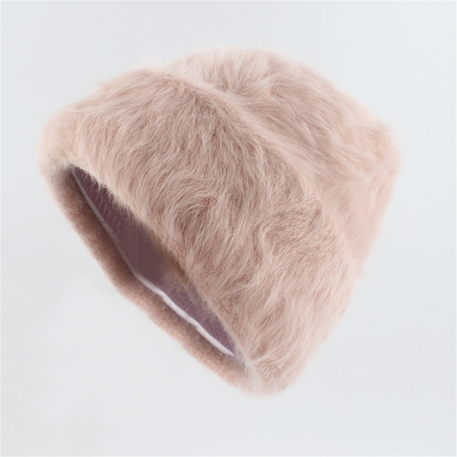 GZWYHT Trapper Hats,Winter Hats Unisex Wool Cap Smooth Board Solid Warm ...