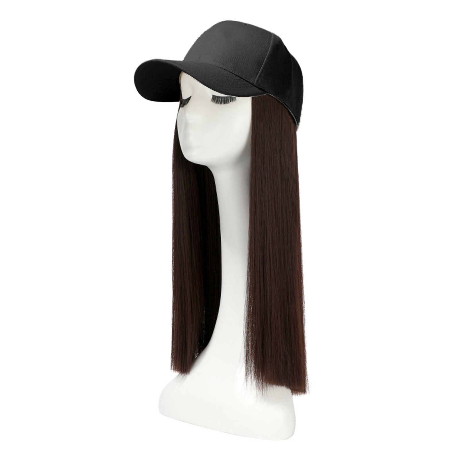 GZWYHT Visors,Visor Hats Baseball Cap Hair Straight Hair Hairstyle ...