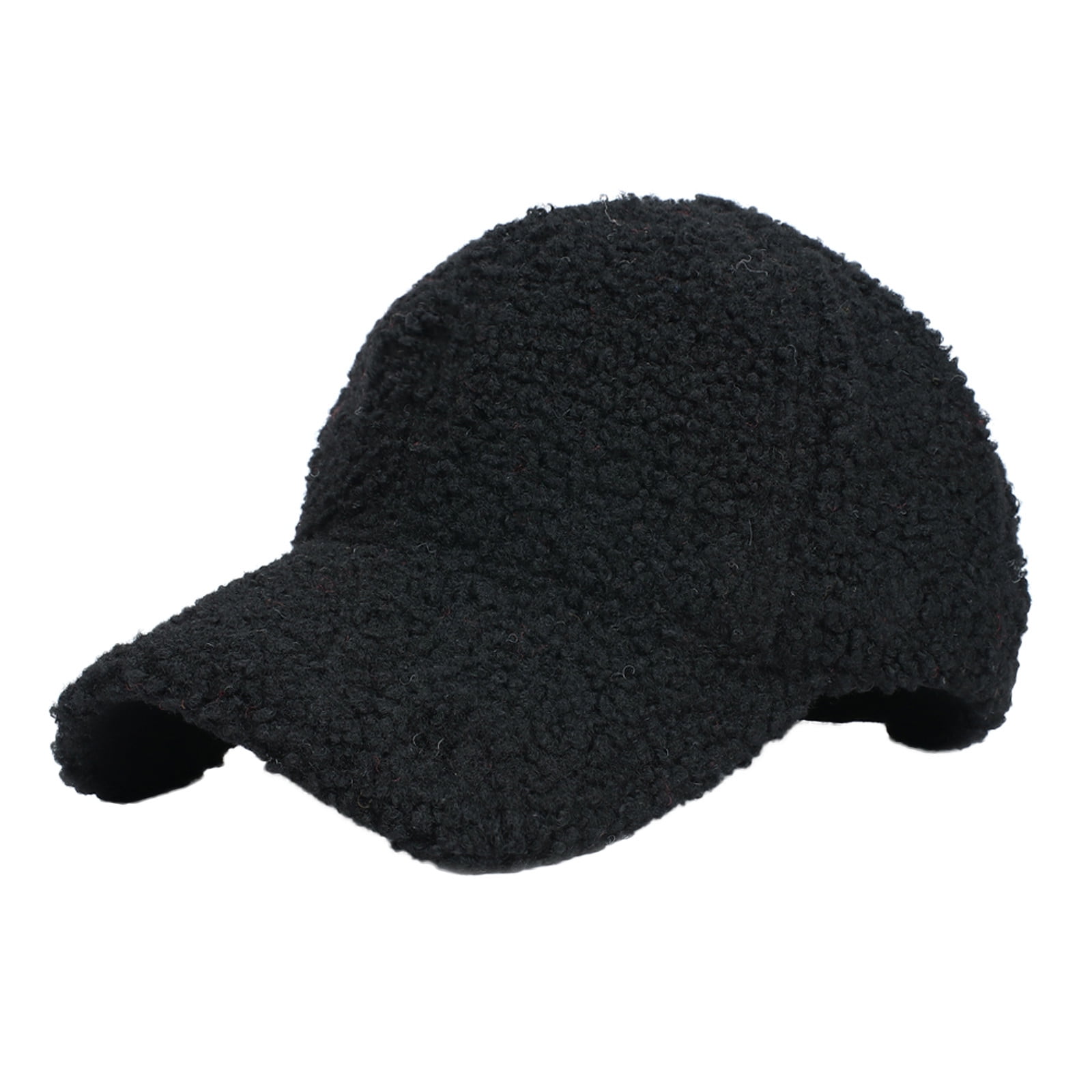 GZWYHT Visors,Visor Hats Faux Lamb Wool Baseball Cap For Men Women ...