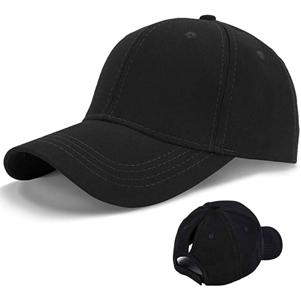 GZWYHT Visors,Visor Hats Ponytail Messy Buns Trucker Plain Baseball ...