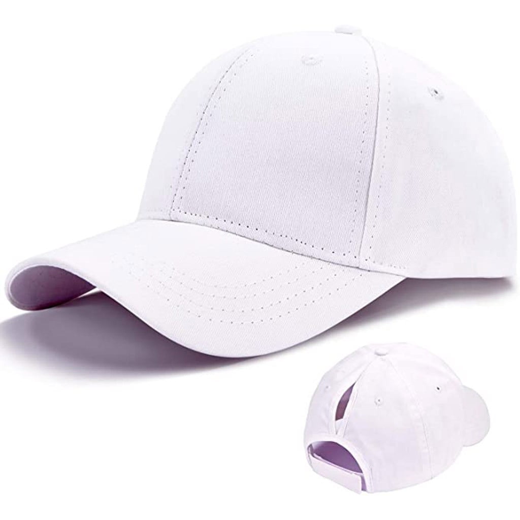 GZWYHT Visors,Visor Hats Ponytail Messy Buns Trucker Plain Baseball ...