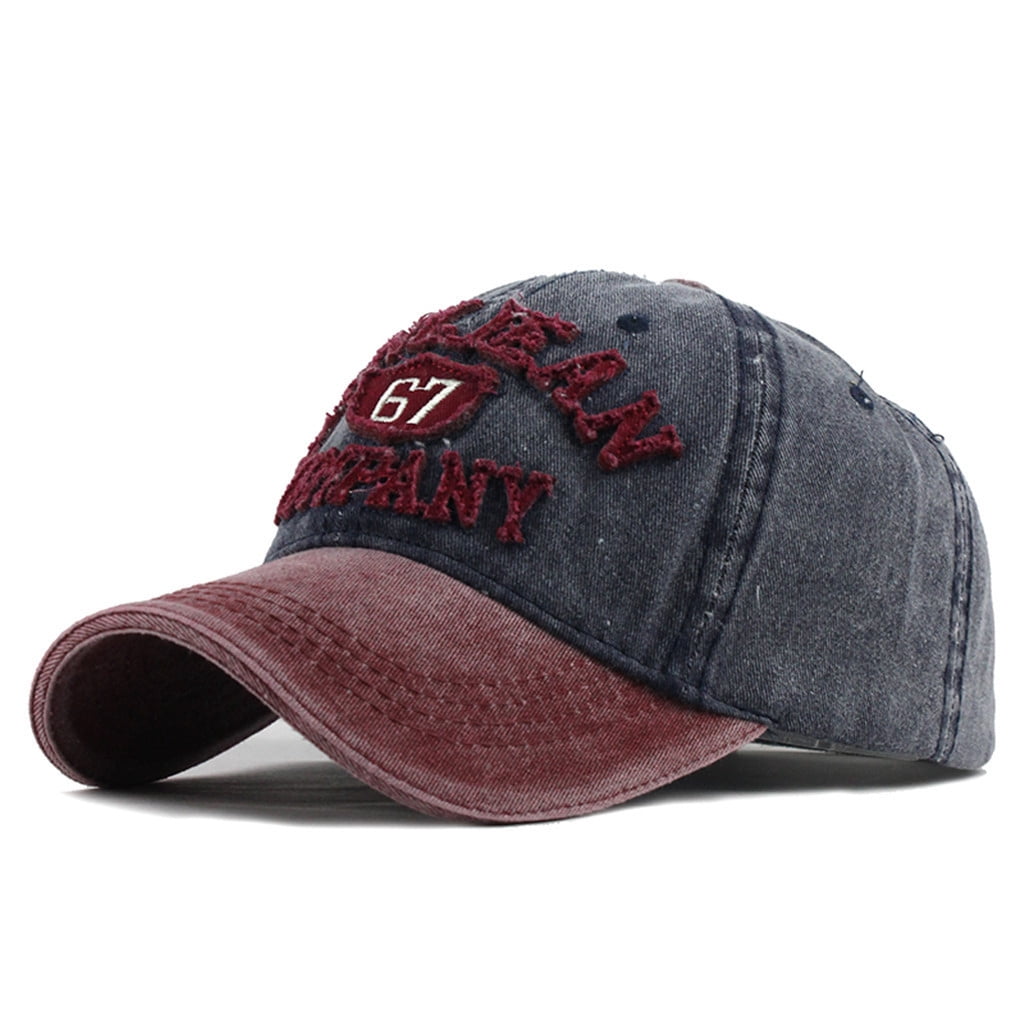 GZWYHT Visors,Visor Hats Unisex Cotton Casual Embroidered Denim Letter ...