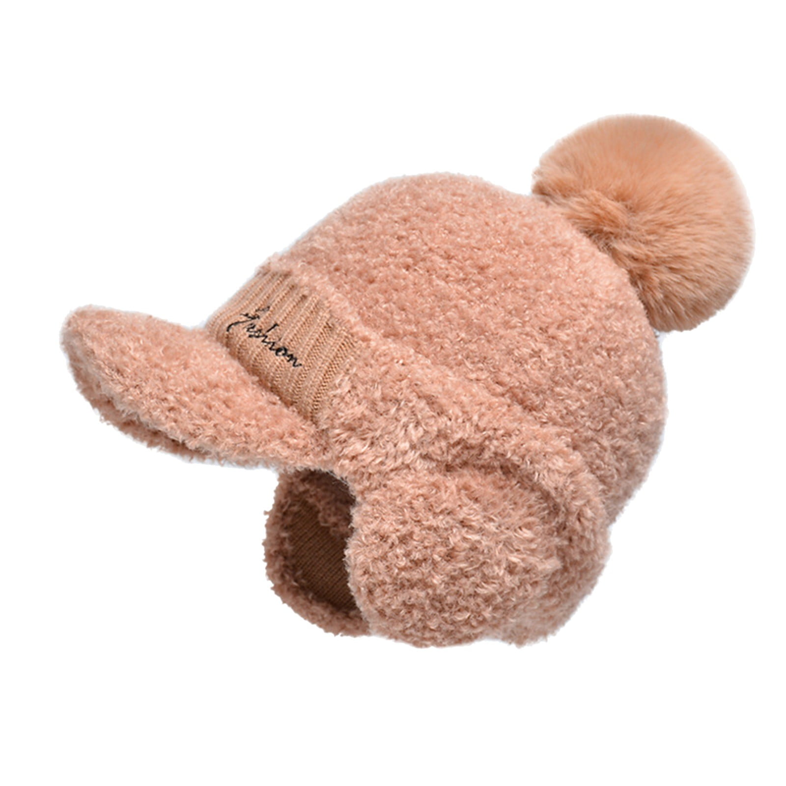 GZWYHT Visors,Visor Hats Women Letter Knitting Wool Cap Winter Warm Hat ...