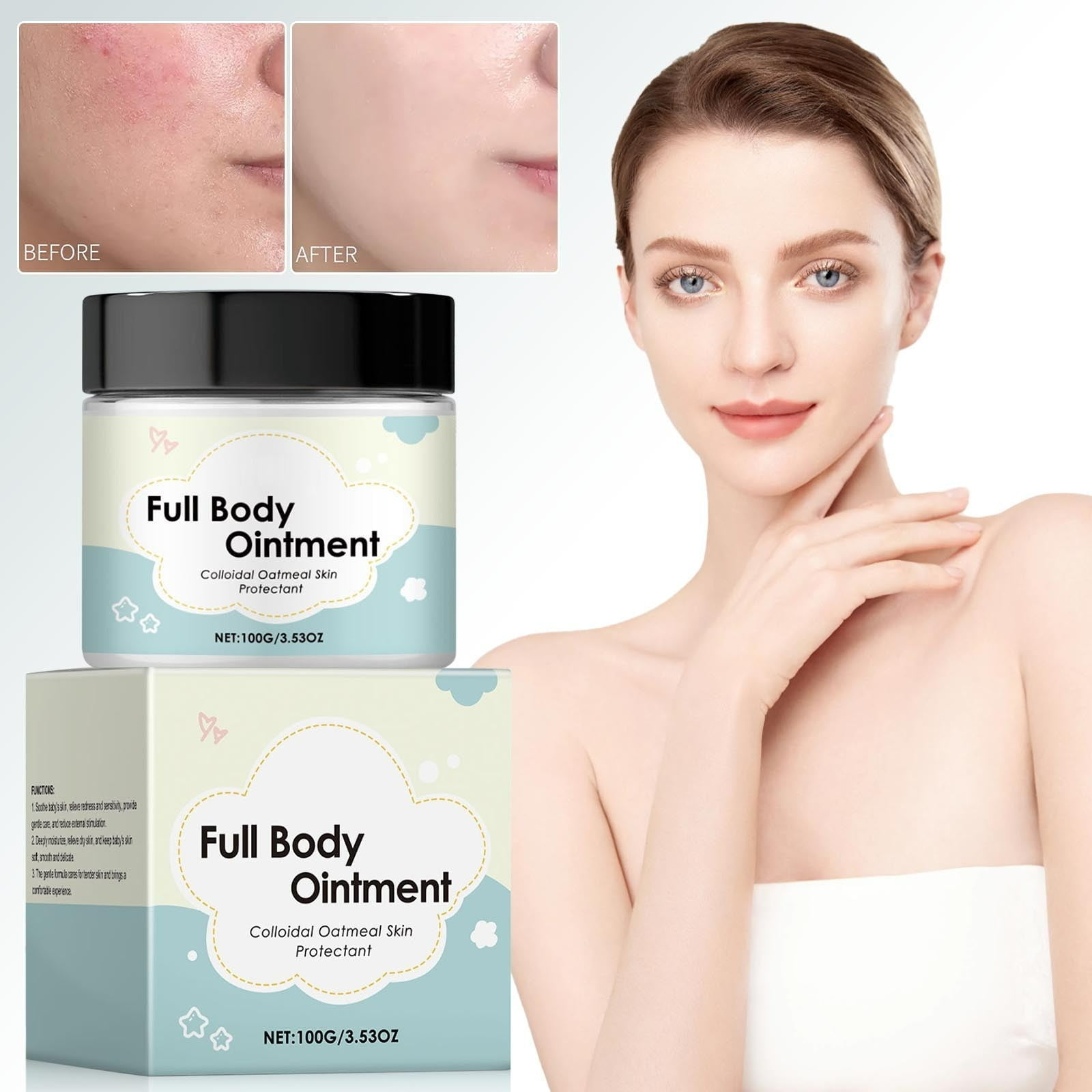 GZX Natural Plant-Based Skin Care Body and Face Cream - Deeply ...