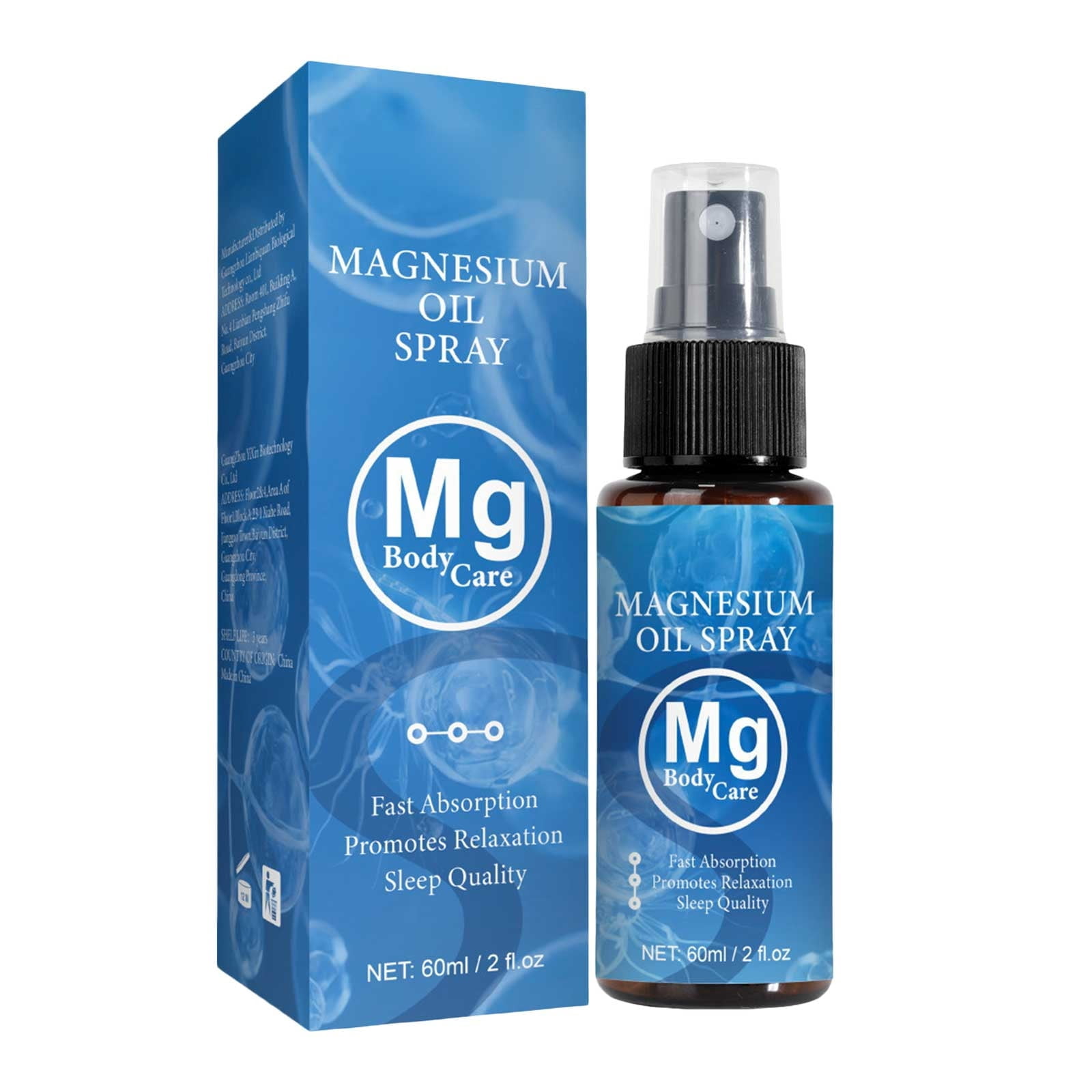 GZXH Pure Magnesium Oil Spray - 100% Natural Ultra Skin Topical ...