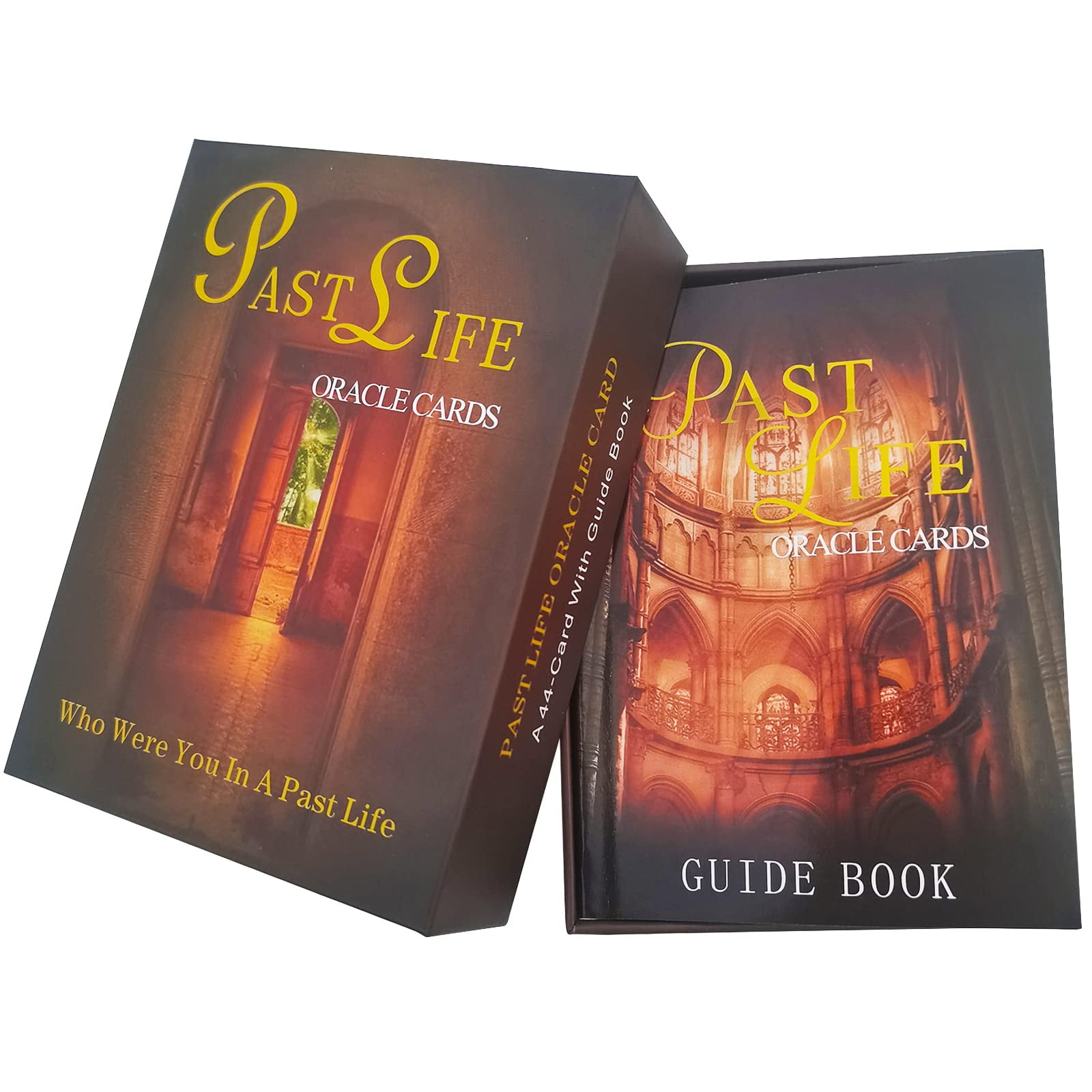 GZXINKE Past Life Oracle Cards with Guidebook, 44 Tarot Deck, Love ...