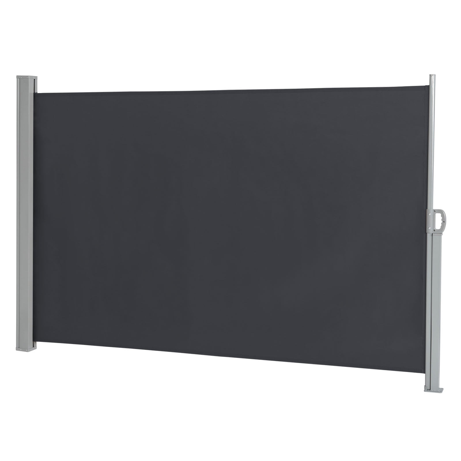 GZXS 119"L x 71"H Folding Retractable Side Awning Wall, Cut View and ...