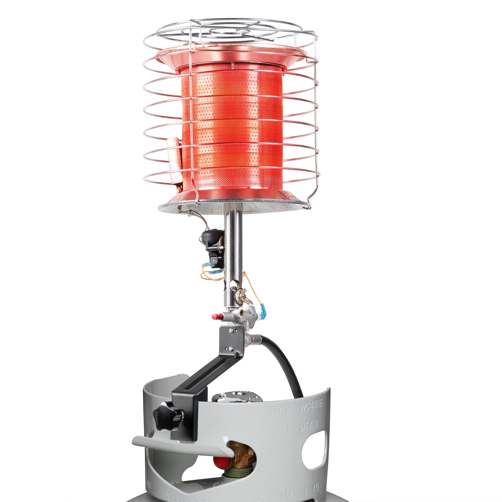 GZXS 360 Degrees Propane Tank Top Heater, 42,000 BTU Portable Propane Heater with Safety Tip ...