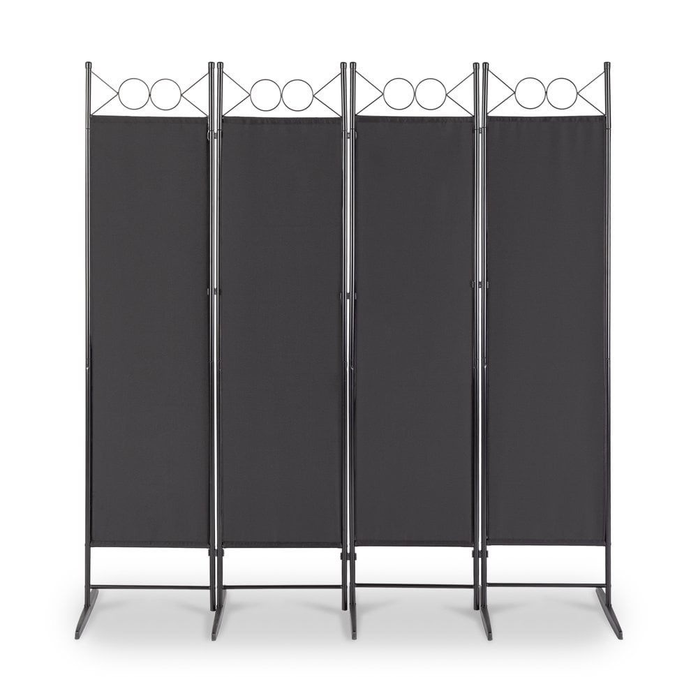 GZXS 4 Panels Tall Room Dividers and Folding Privacy Screens, 6 Ft ...