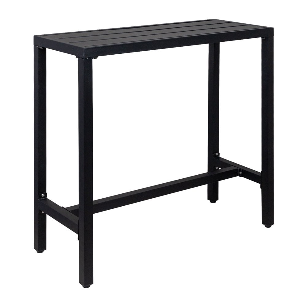 GZXS Bar Table, 40" Pub Table High Top Table Rectangular Bar Height ...