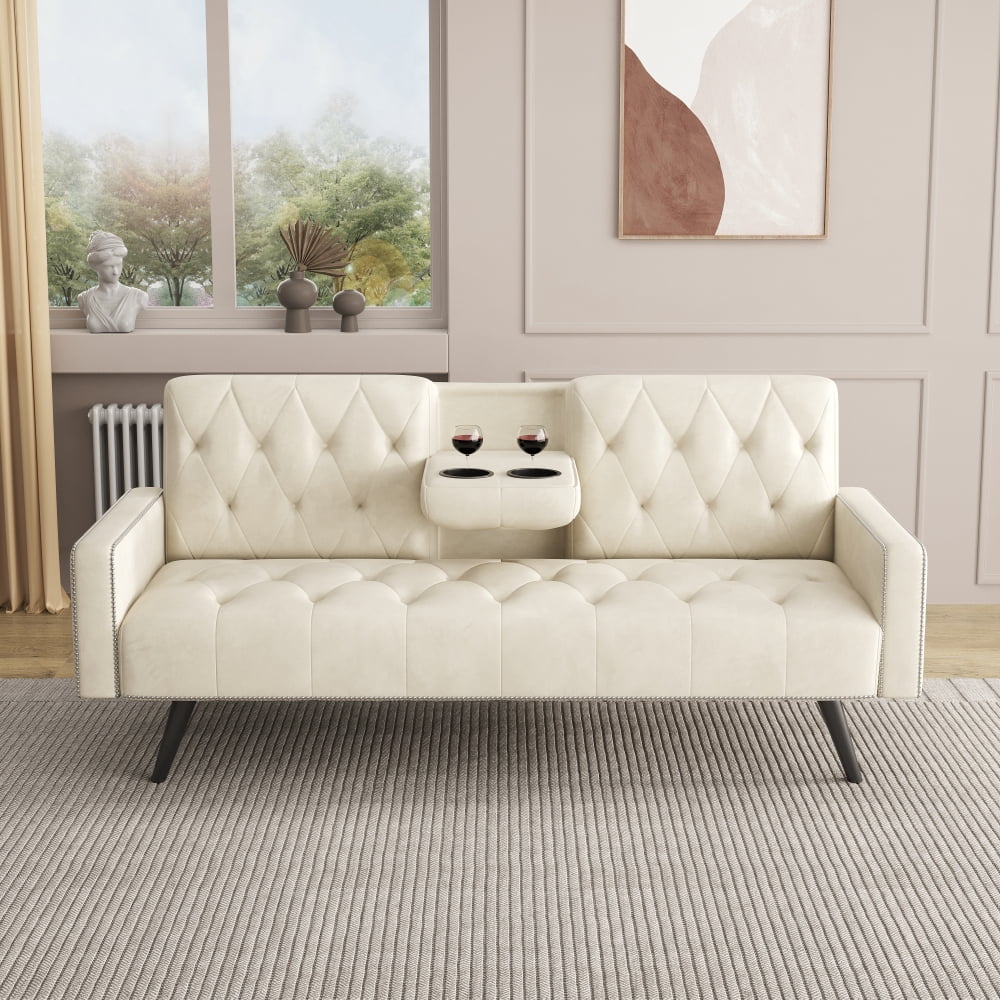 GZXS Convertible Sofa Bed Adjustable Couch Sleeper Modern Home Recliner ...