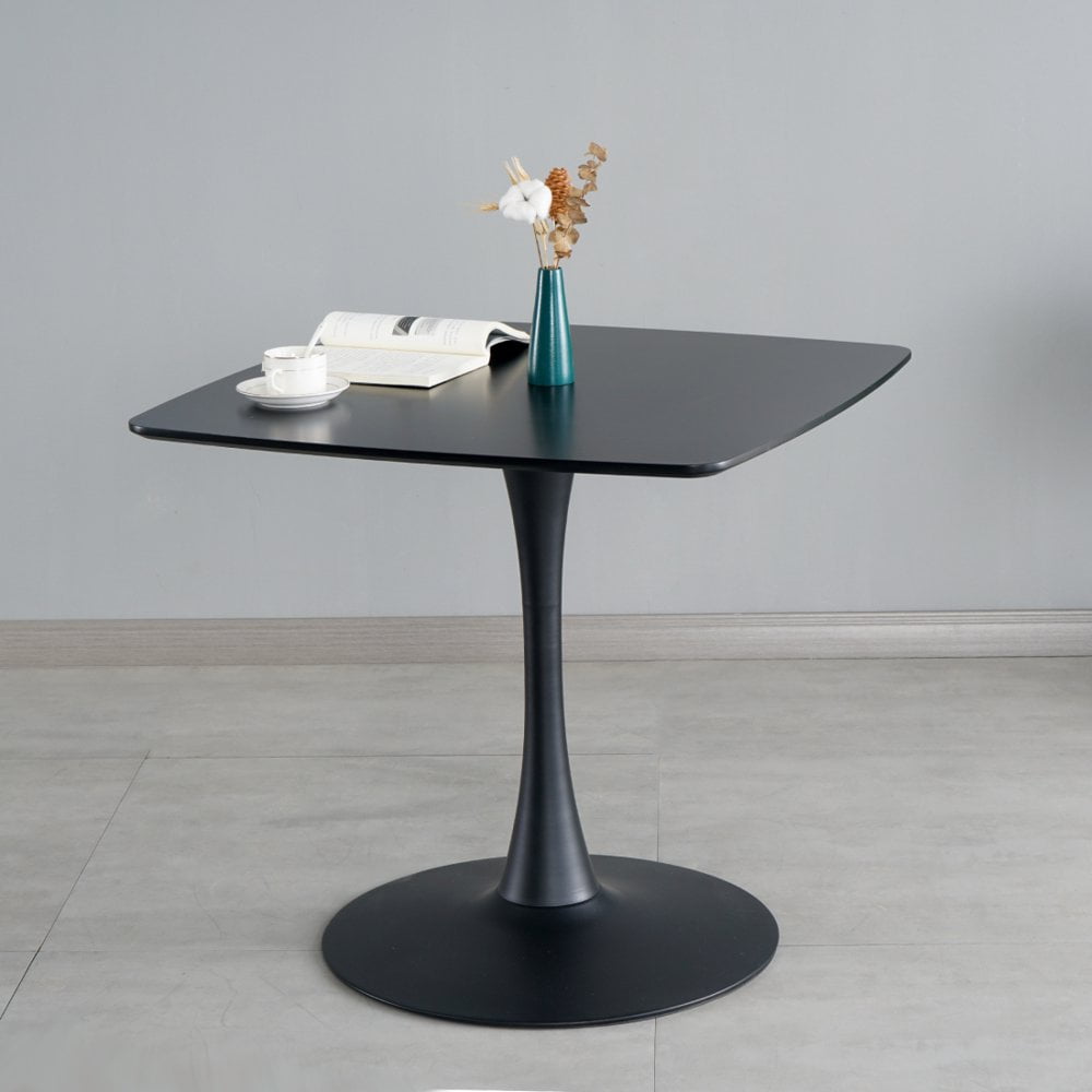 GZXS Modern Dining Table, 32 Inch Square Tulip Table with MDF Top and ...