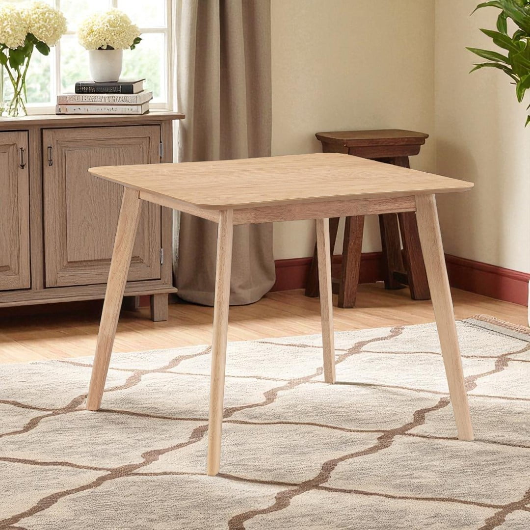 GZXS Modern Square Dining Table for 4 People, 35.4-Inch Kitchen Table ...