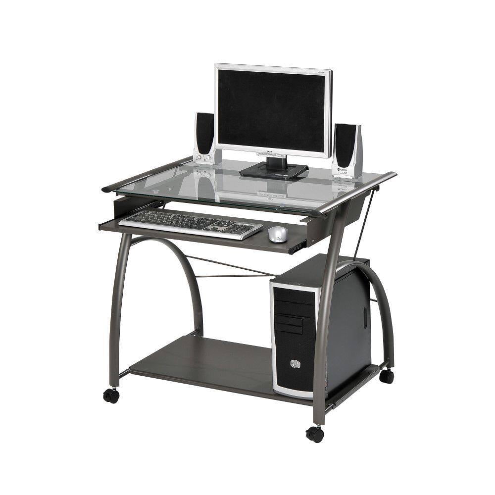 GZXS Vincent Computer Desk In Pewter 00118 - Walmart.com