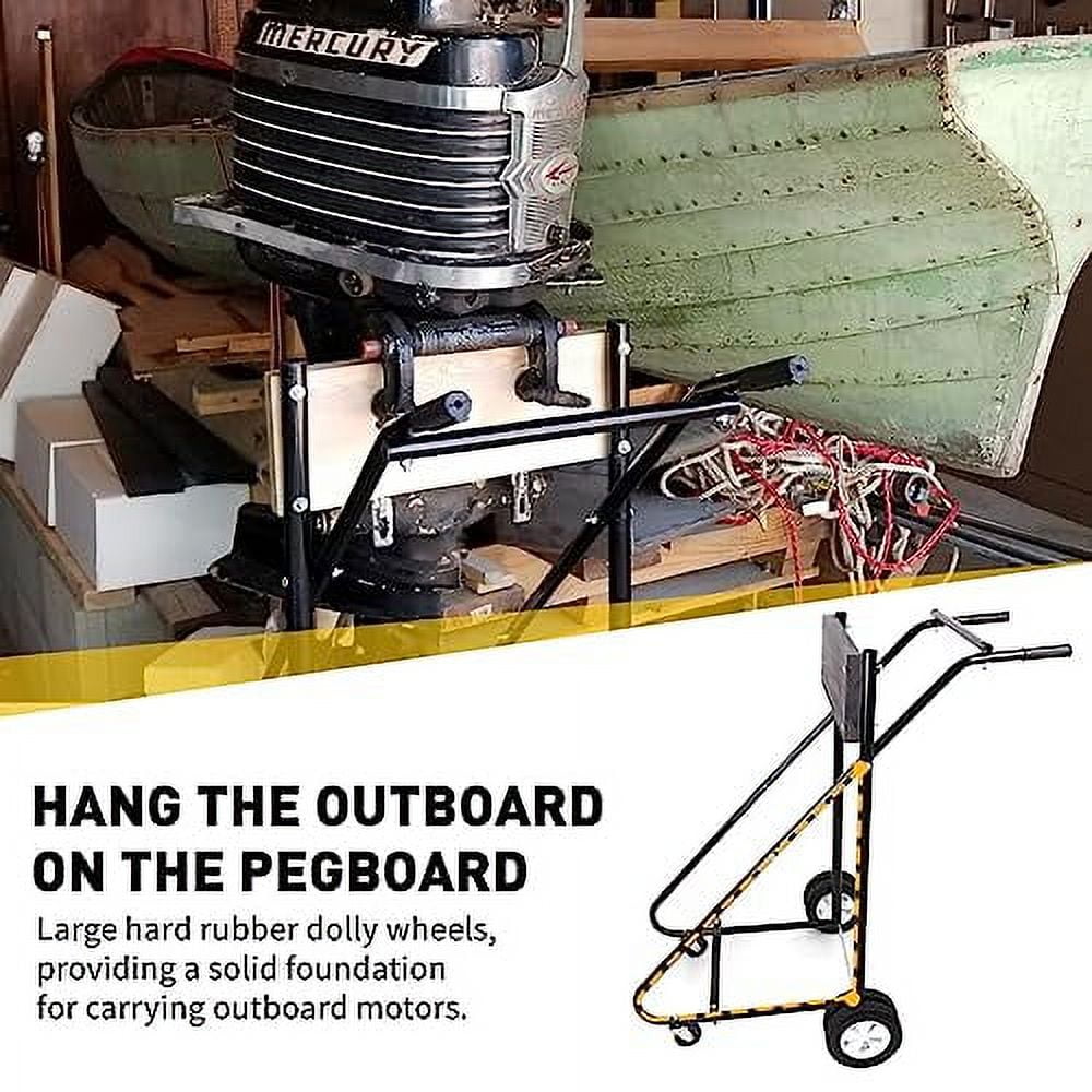 GZYF 315 LBS Outboard Boat Motor Cart Stand Carrier Cart Dolly Storage ...