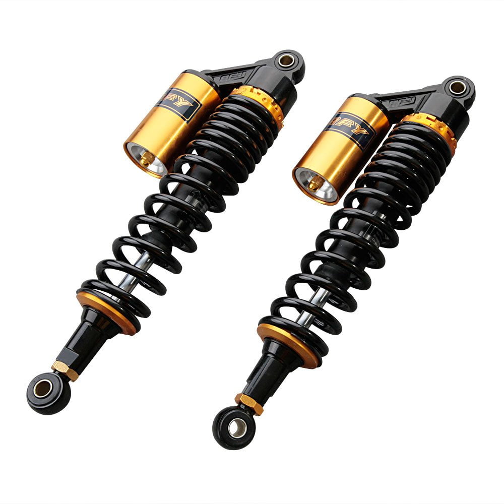 GZYF Pair 400mm Air Shock Absorbers for Motorcycle Universal fit Honda ...