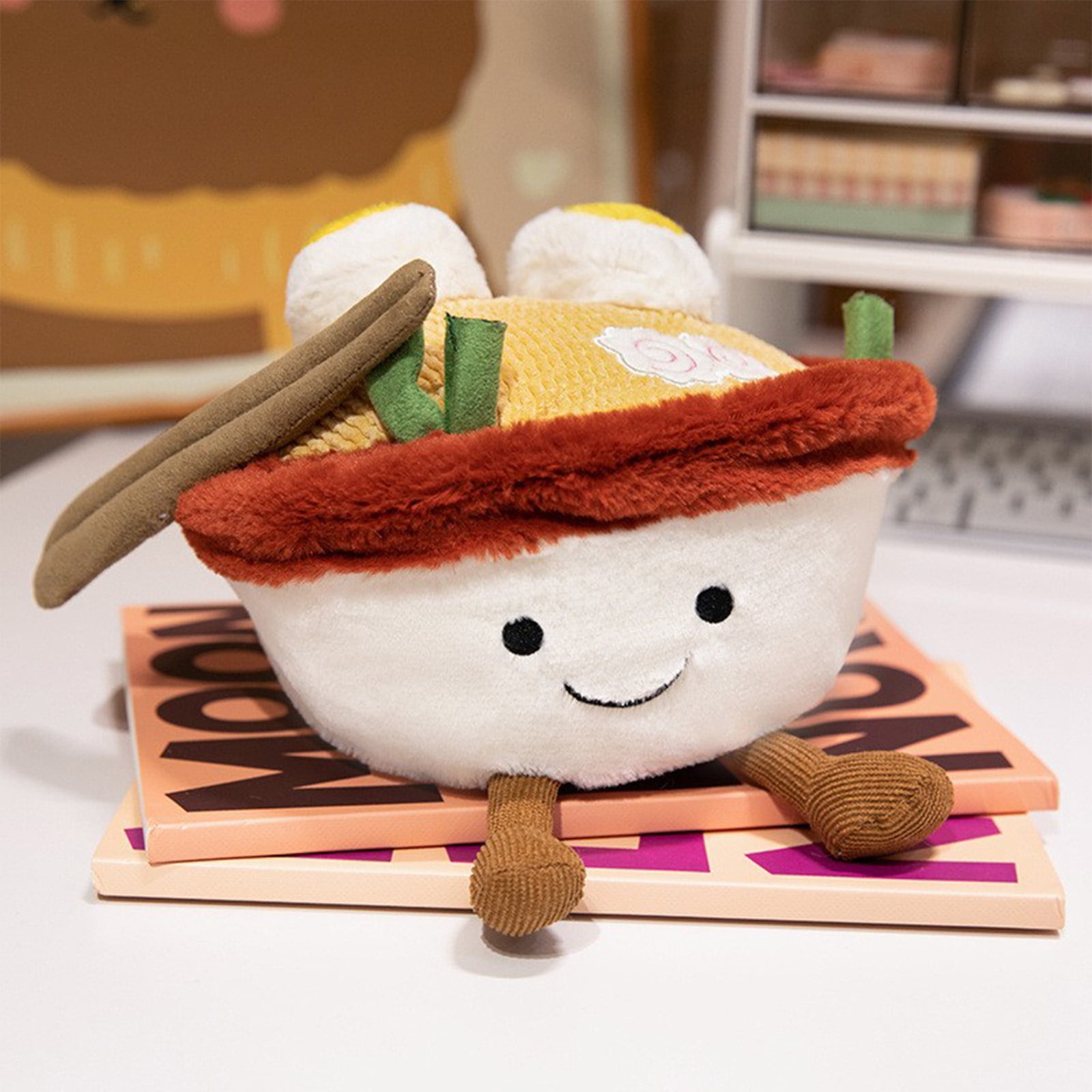 GZYH Jellycat Series Funny And Cute Ramen-Themed Plush Doll, A Soft ...