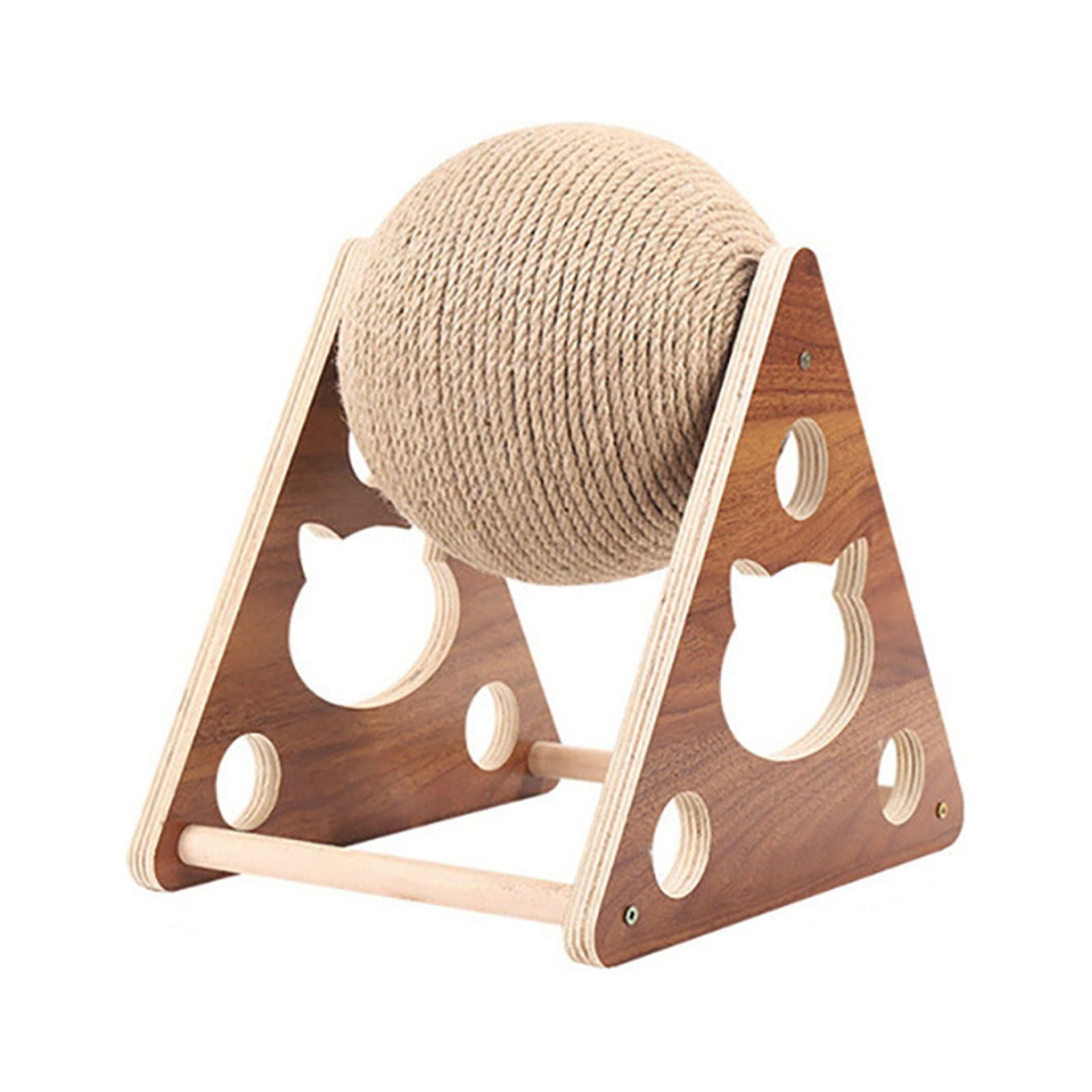 GZYS Cat Toys Sisal Scratcher Ball, Natural Sisal Cat Scratching Ball ...