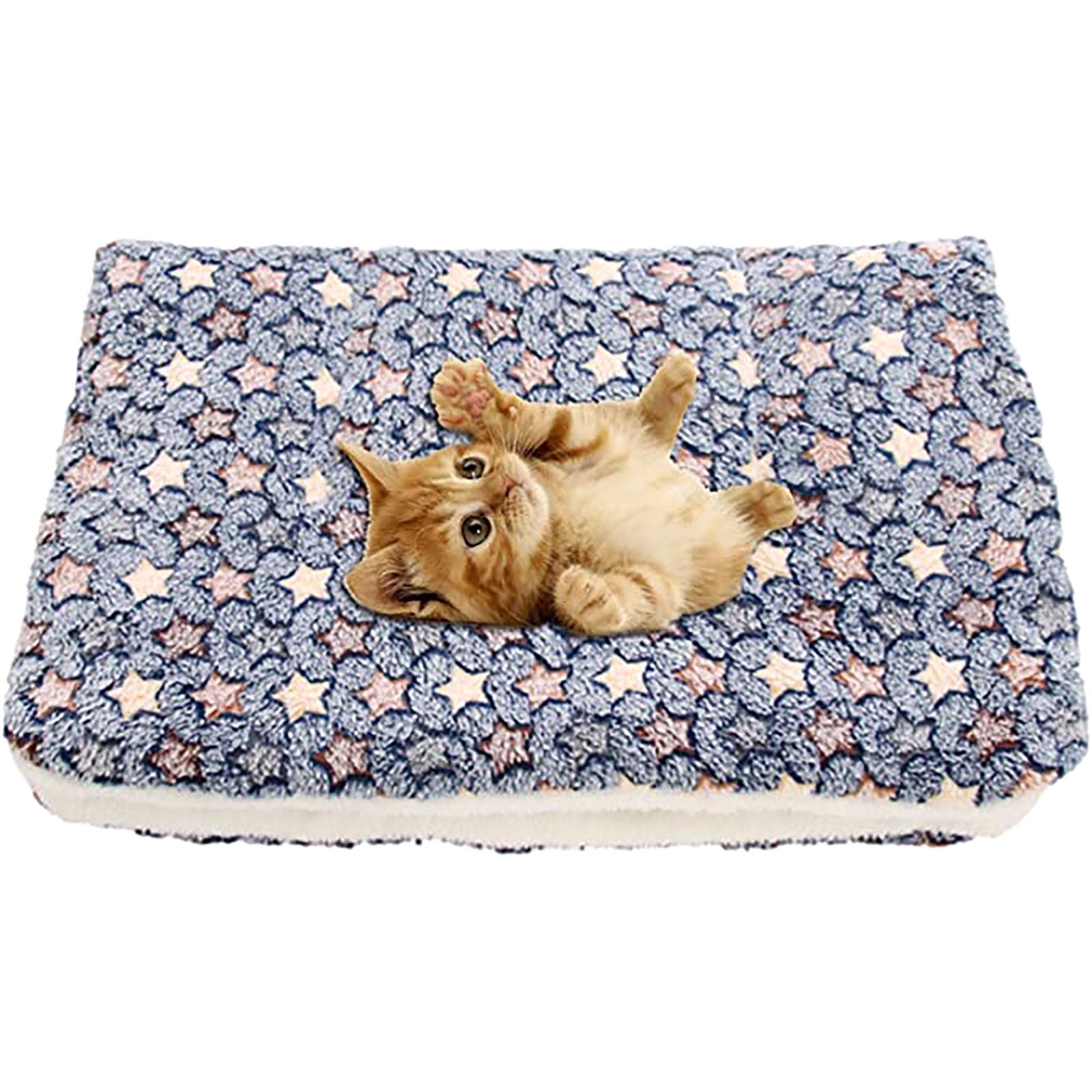GZYS Dog Cat Bed Mats with Cute Prints - Reversible Fleece - Thickened ...