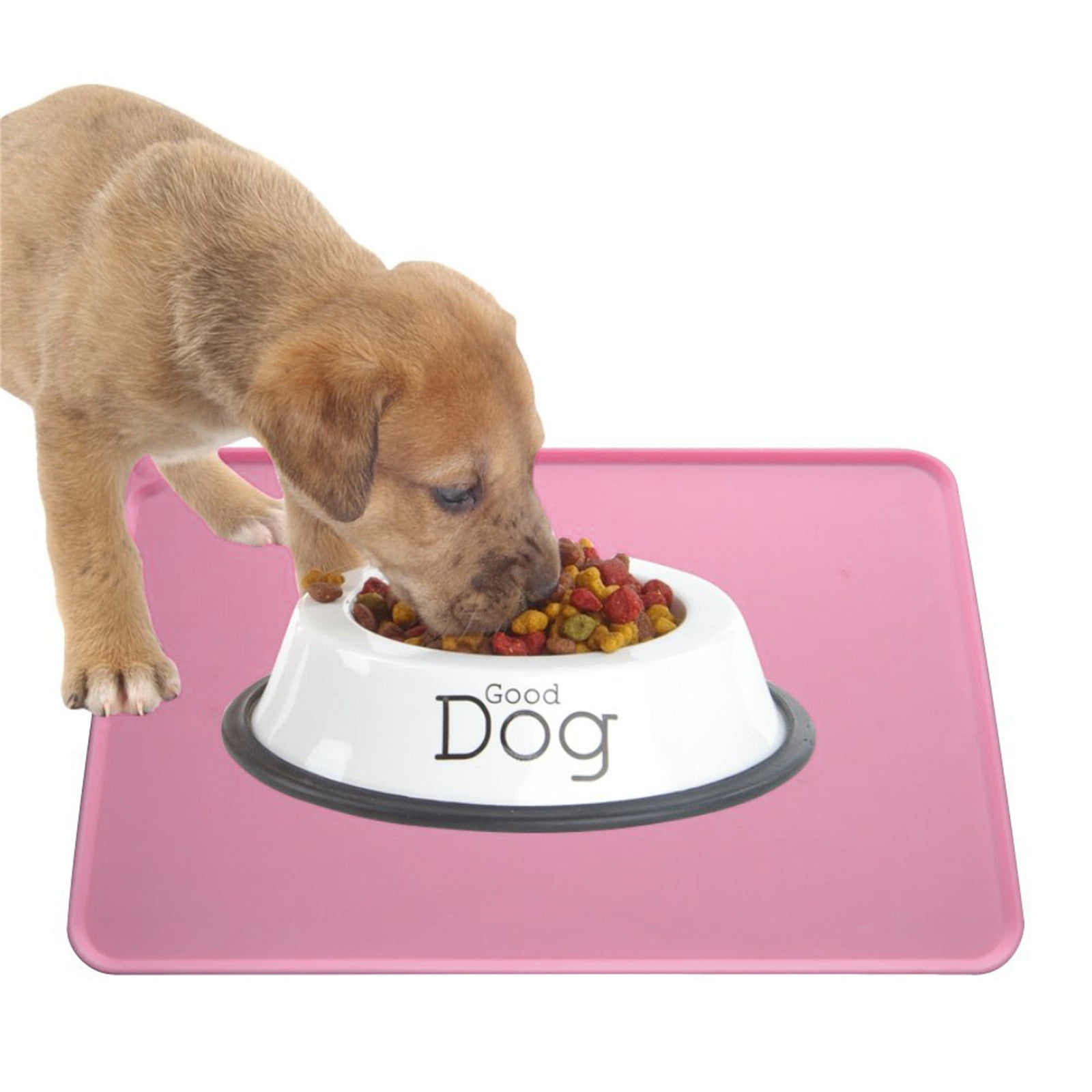 GZYS Pet Feeding Mat-Absorbent Dog Mat for Food and Water Bowl-No ...