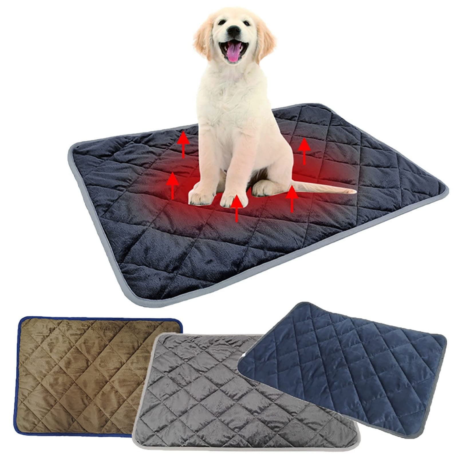 GZYS Self-Warming Cat Bed Indoor/Outdoor Super Soft Self Heating Pet ...