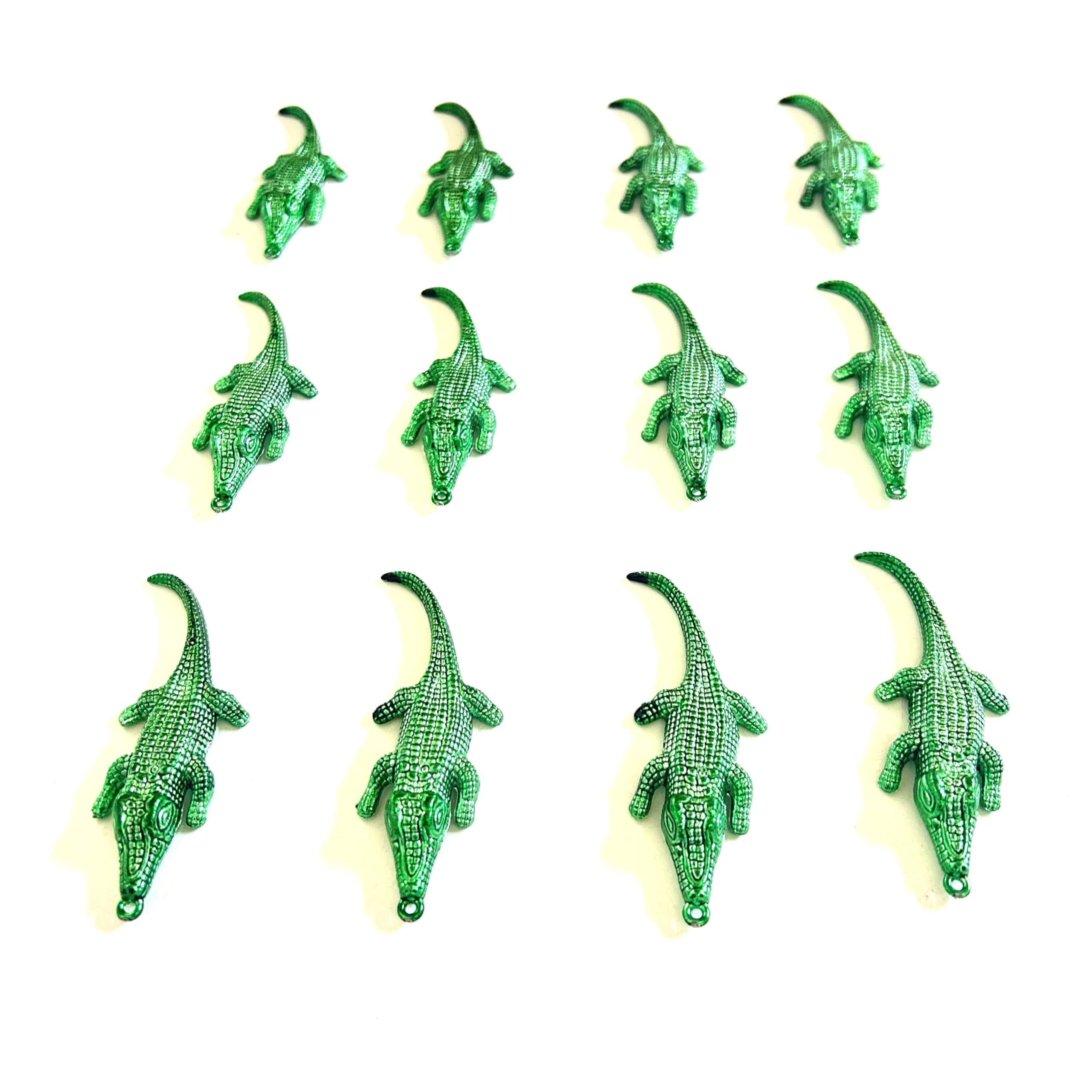 GZYSSL 24 PcsITSC Mini Plastic Alligator Boil Party Supplies Green ...