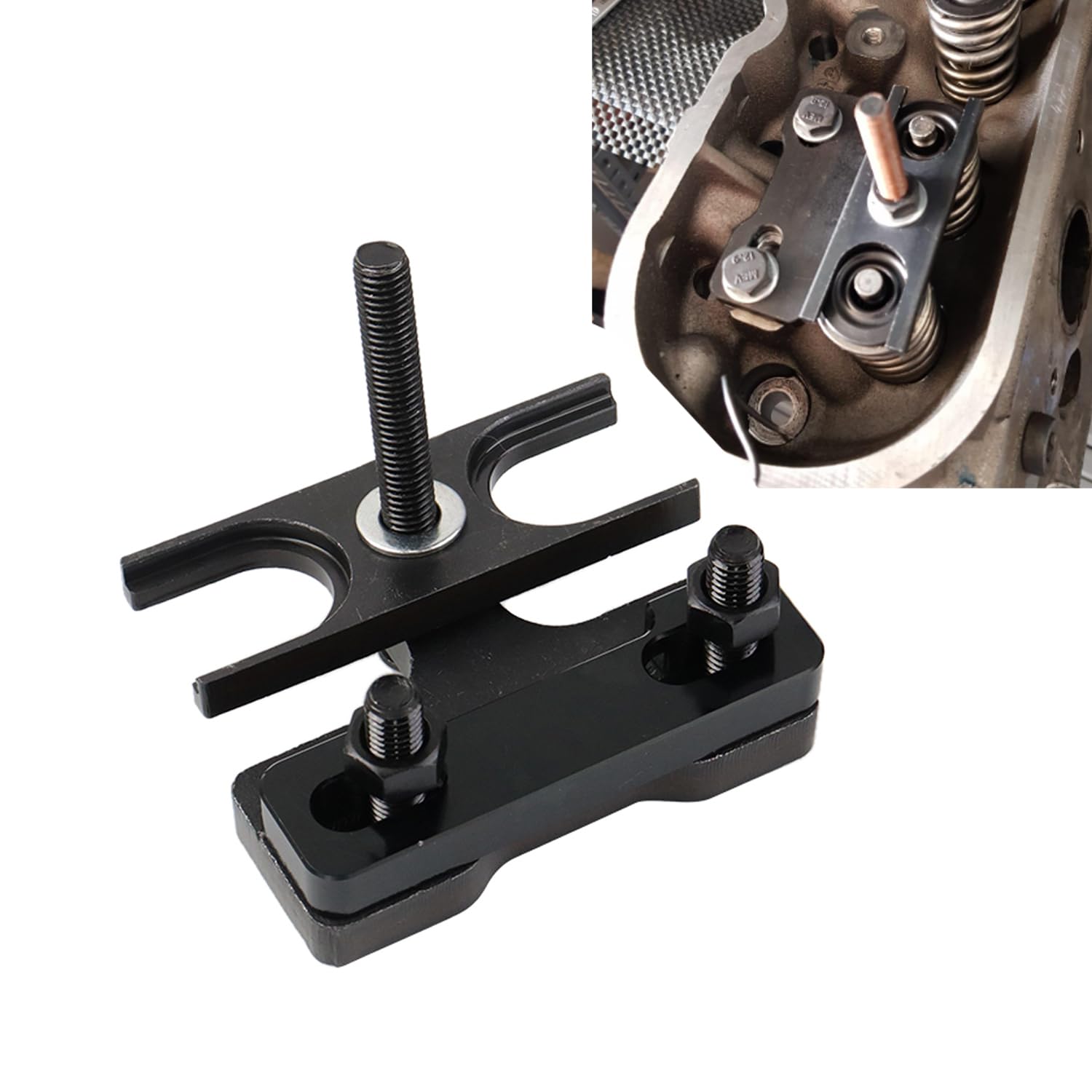 GZZTORES Valve Spring Compressor Tool 67605 for 4.8 5.3 5.7 6.0 6.2 LS1 ...