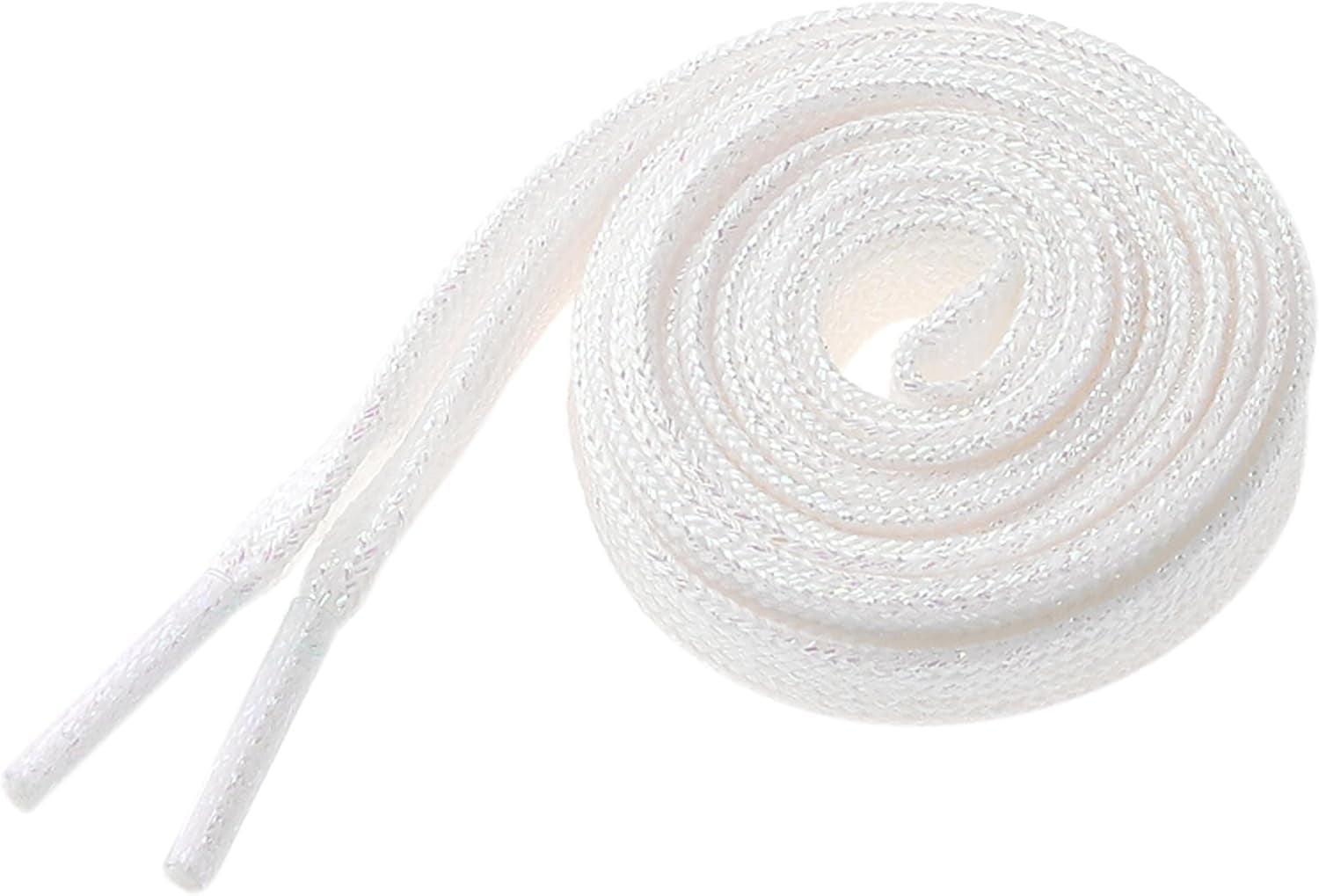 GZhLonKiMa 1 Pair Glitter Shiny Metallic Flat Shoelaces, Colorful ...