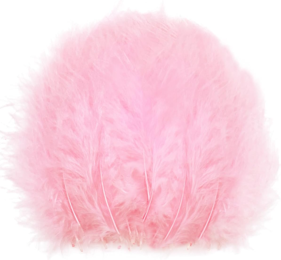 GZhLonKiMa 100pcs Yellow Feathers Fluffy Turkey Marabou Feathers 4-6 ...