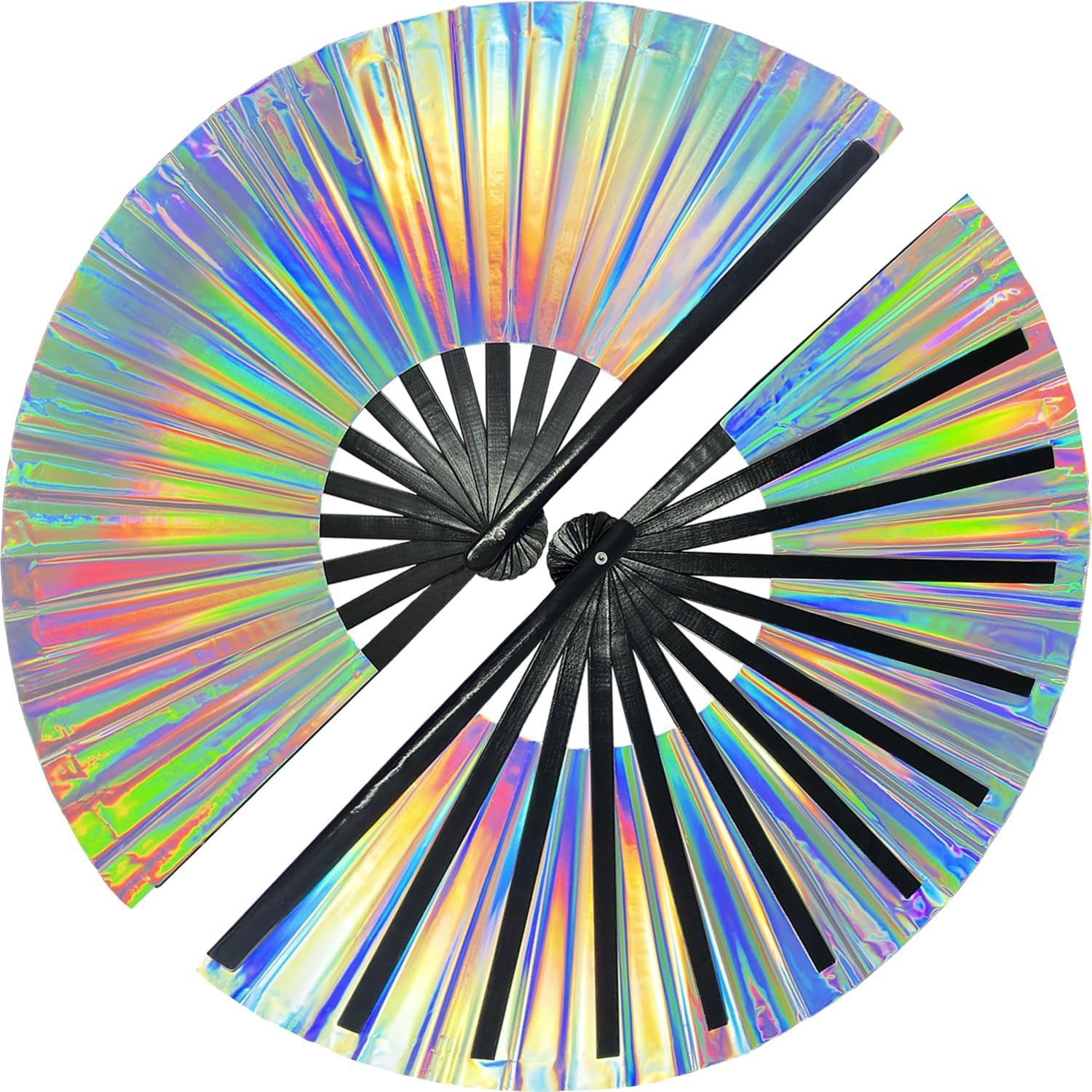 GZhLonKiMa 1Pcs Boots on The Ground Fan, New Line Dance Popping Fan ...