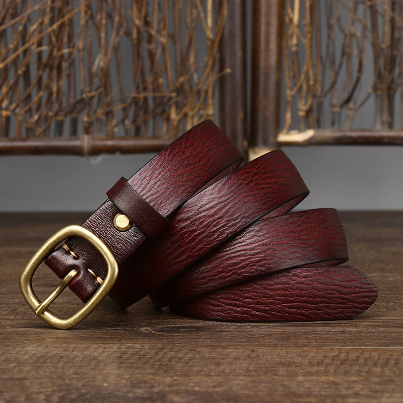 GZhLonKiMa 2.8CM Wide Handmade Vintage Copper Buckle For Women's Belt ...