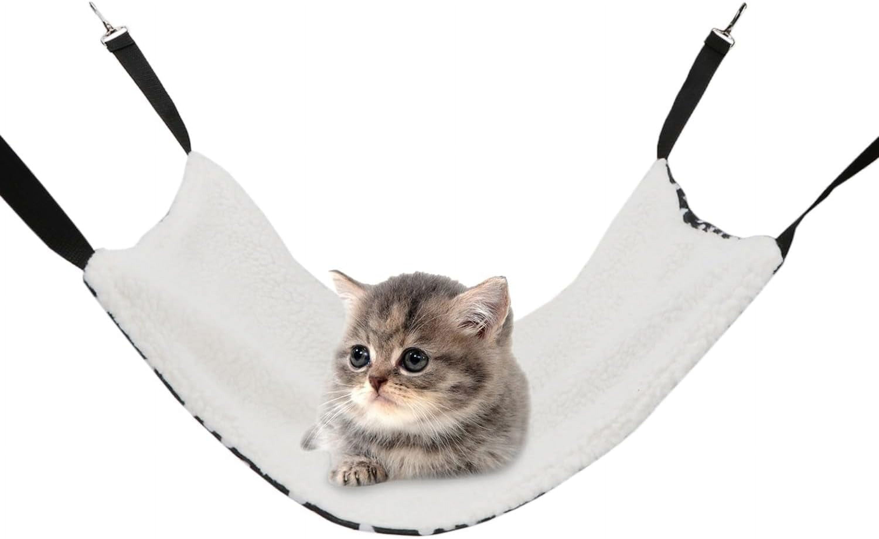 GZhLonKiMa 2 Pack Small Animal Hammock Soft Fleece Sleeping Bed for ...