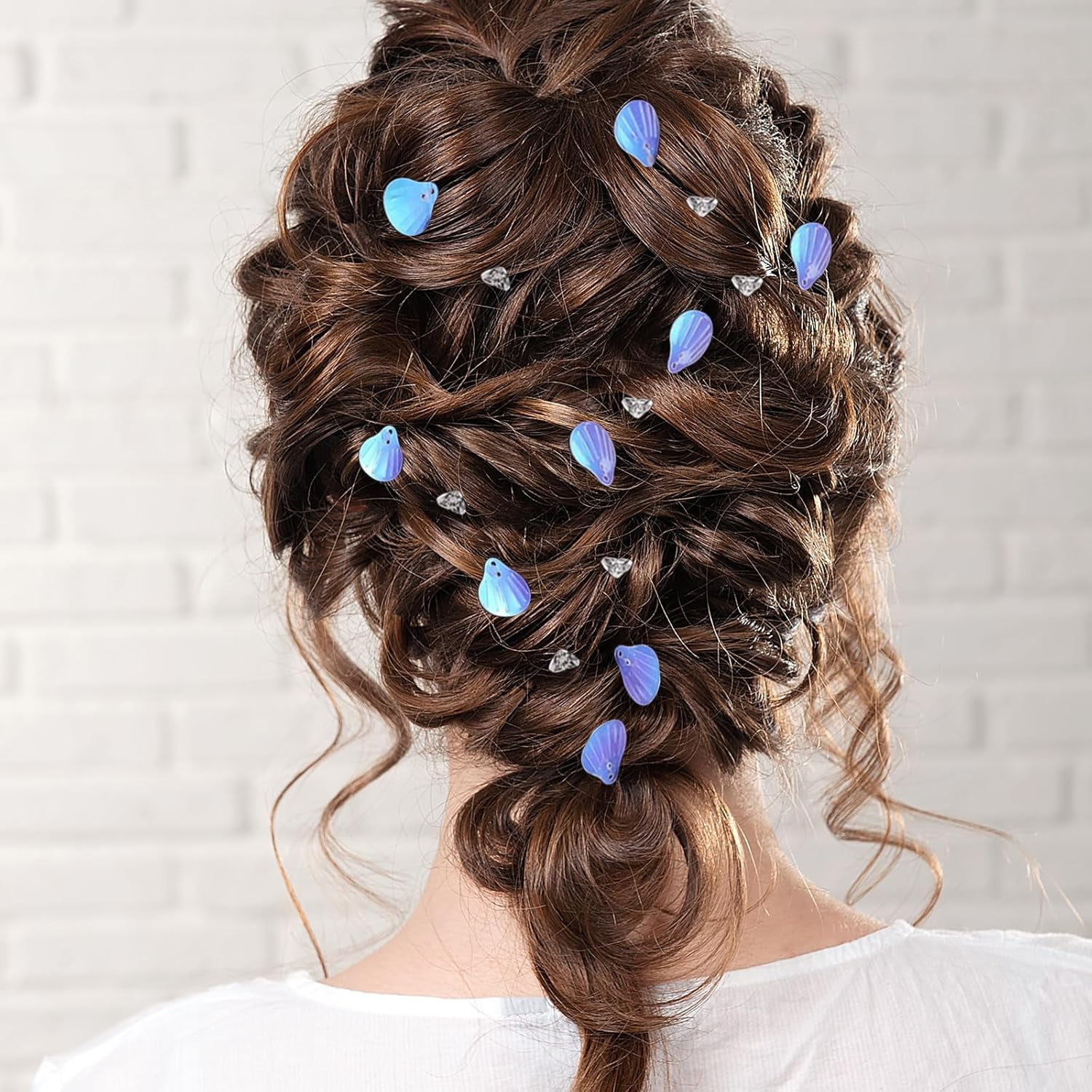 GZhLonKiMa 20Pieces Butterfly Hair Jewelry for Braids, Beautiful Hair ...