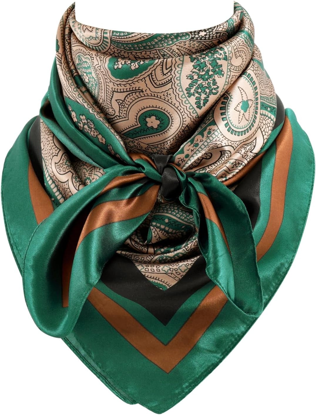 GZhLonKiMa 35 Inch Wild Rag Cowboy Scarves for Men, Large Rancher ...