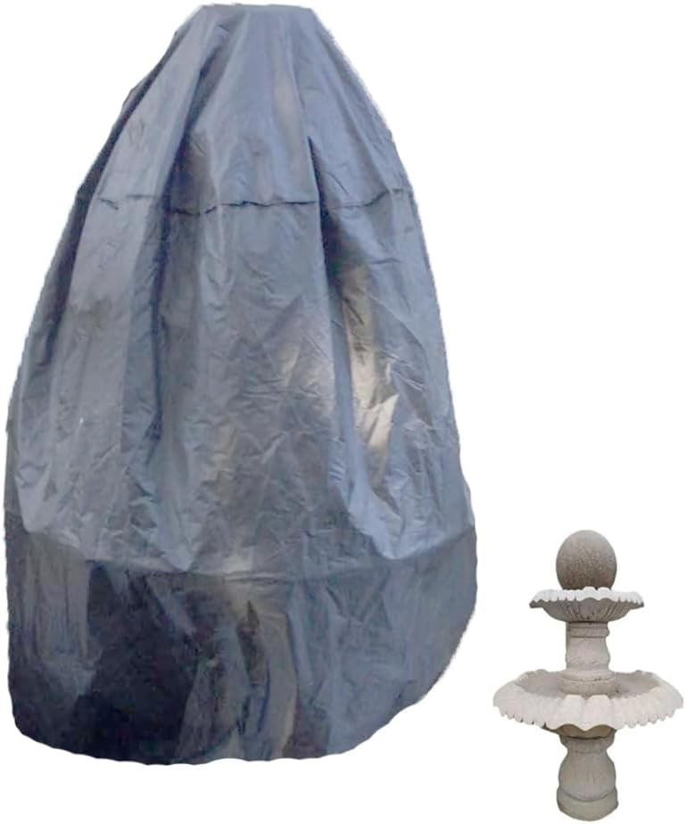 GZhLonKiMa 48"x68" Garden Fountain Cover 420D Oxford Outdoor Waterproof ...