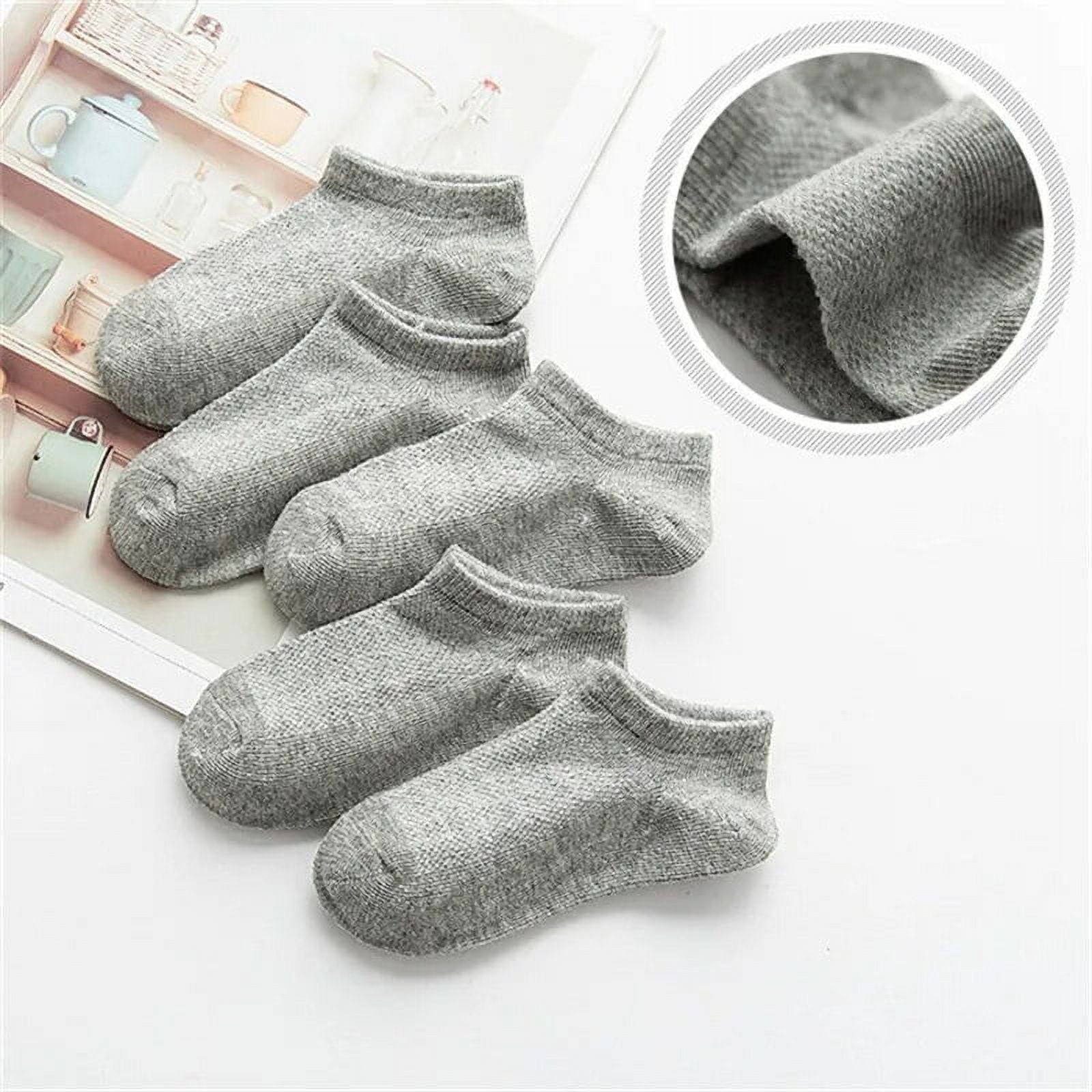 GZhLonKiMa 5 Pairs Summer Children Cotton Socks Boy Girl Baby Teen ...