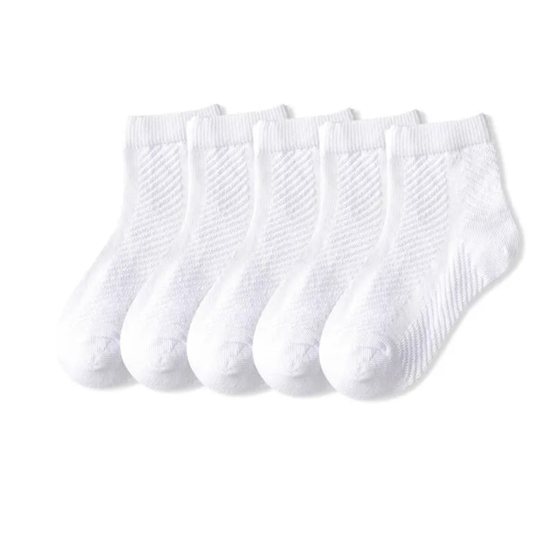 GZhLonKiMa 5 Pairs Children Cotton Socks Boy Girl Baby Cute Cartoon ...
