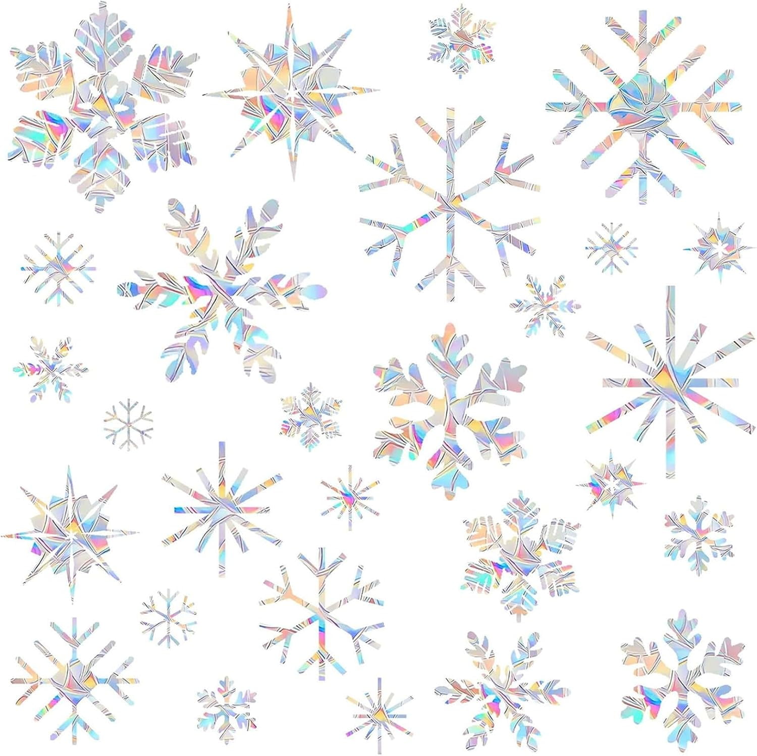 GZhLonKiMa 54PCS Cloud Window Clings - Anti-Collision Window Decals to ...