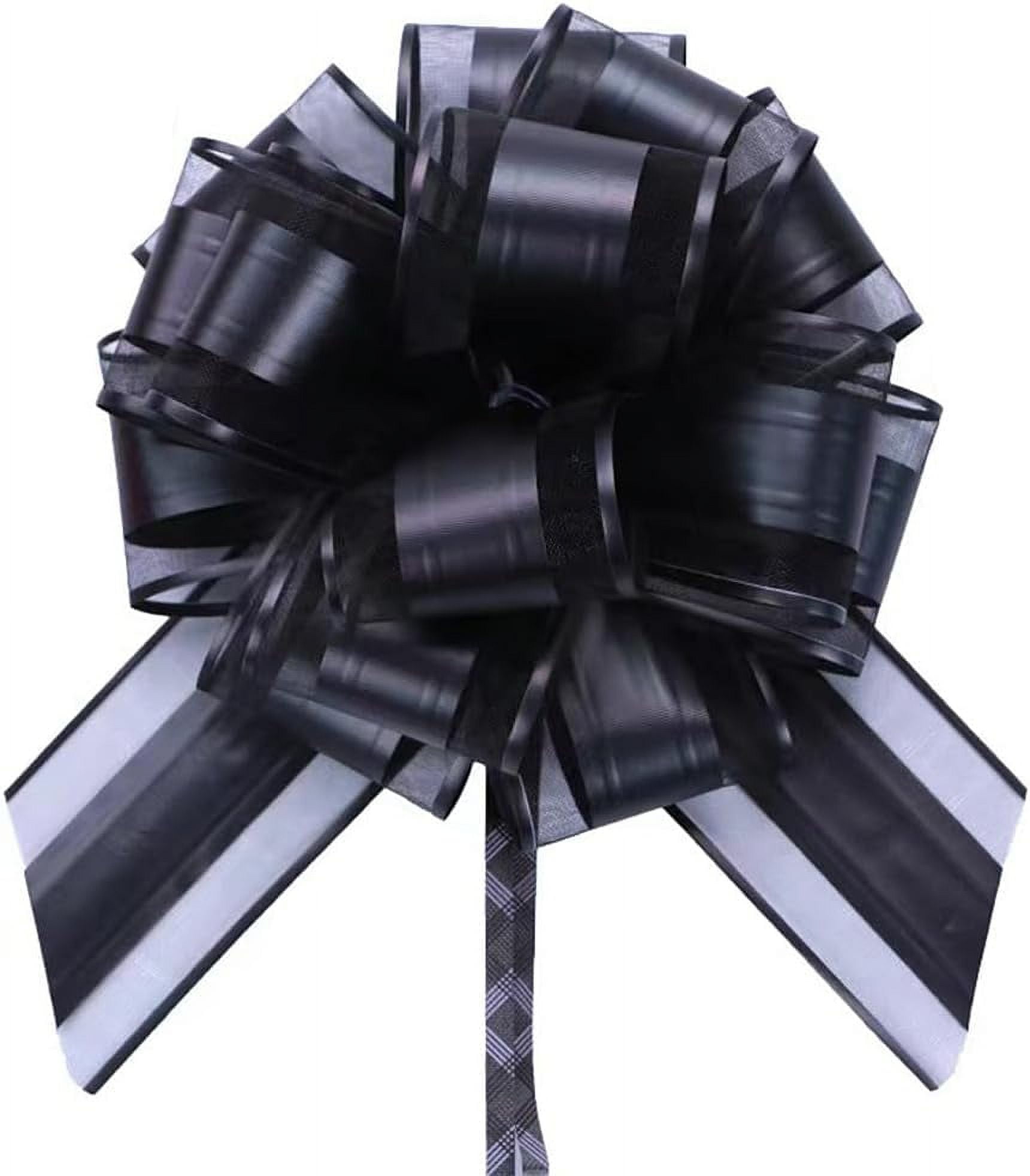 GZhLonKiMa 6 PCS Pull Bow,Gold Gift Bows for Presents 6 inch Pull Bow ...